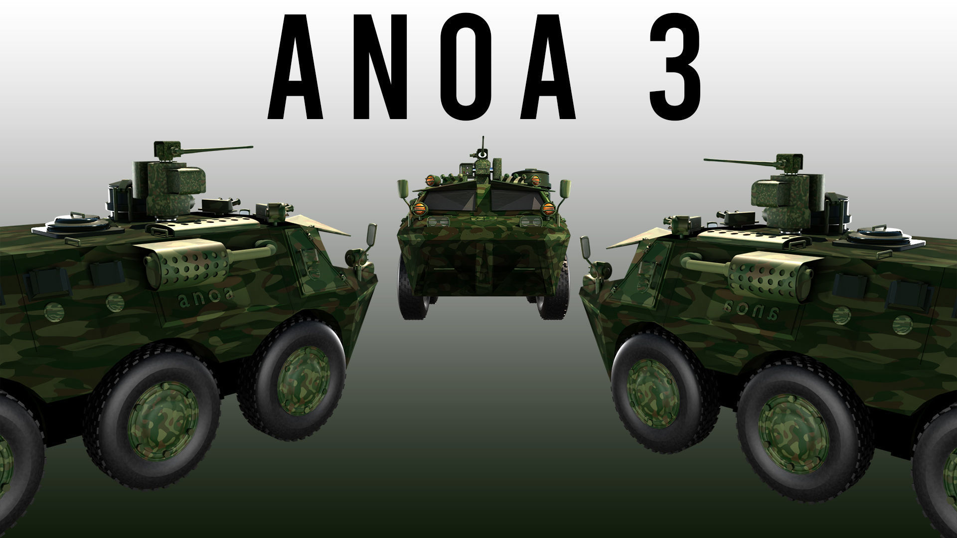 3D model pindad anoa 3 panzer tank VR / AR / low-poly | CGTrader
