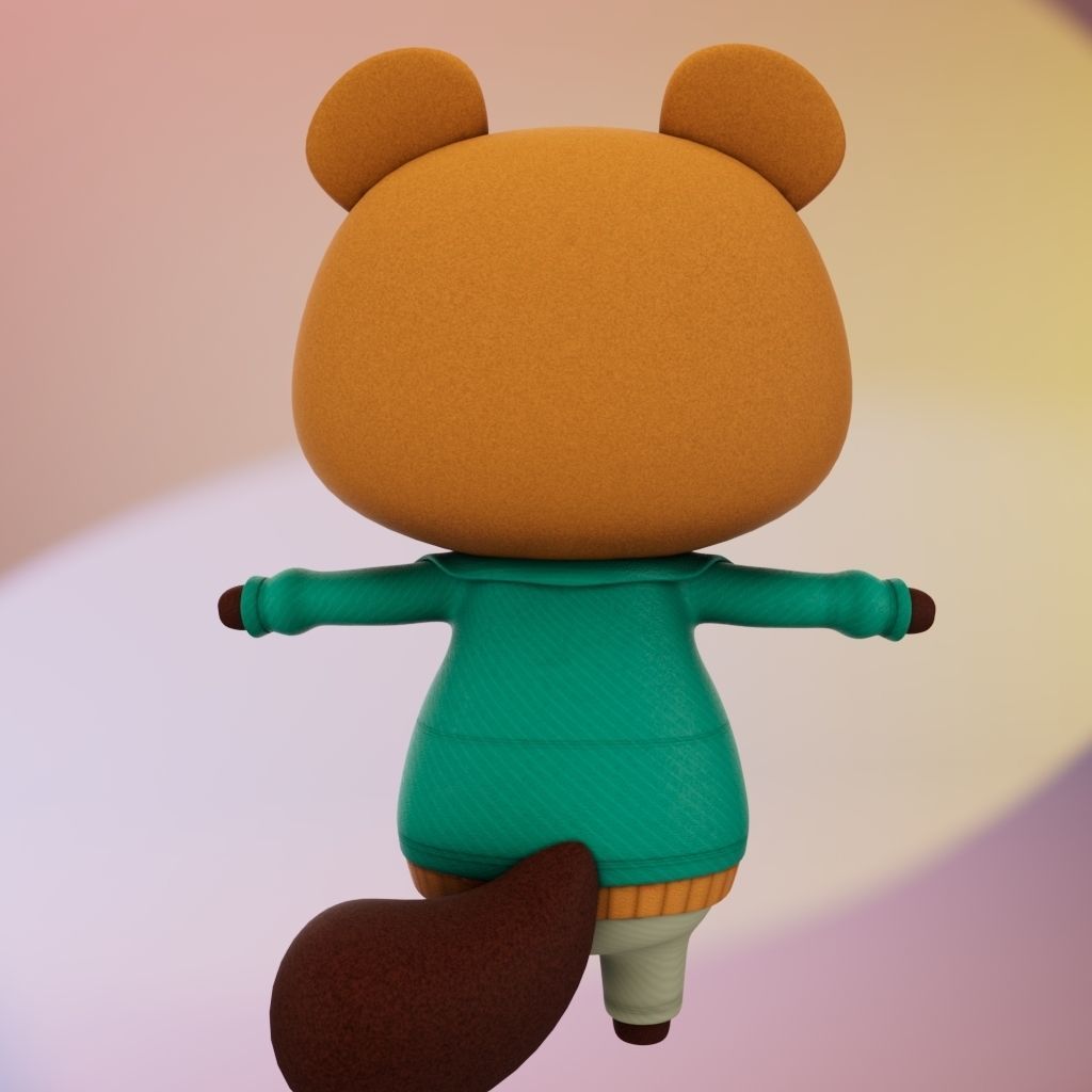 3D model Animal Crossing - Tom Nook VR / AR / low-poly | CGTrader