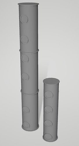 Distilling Column 3D model | CGTrader