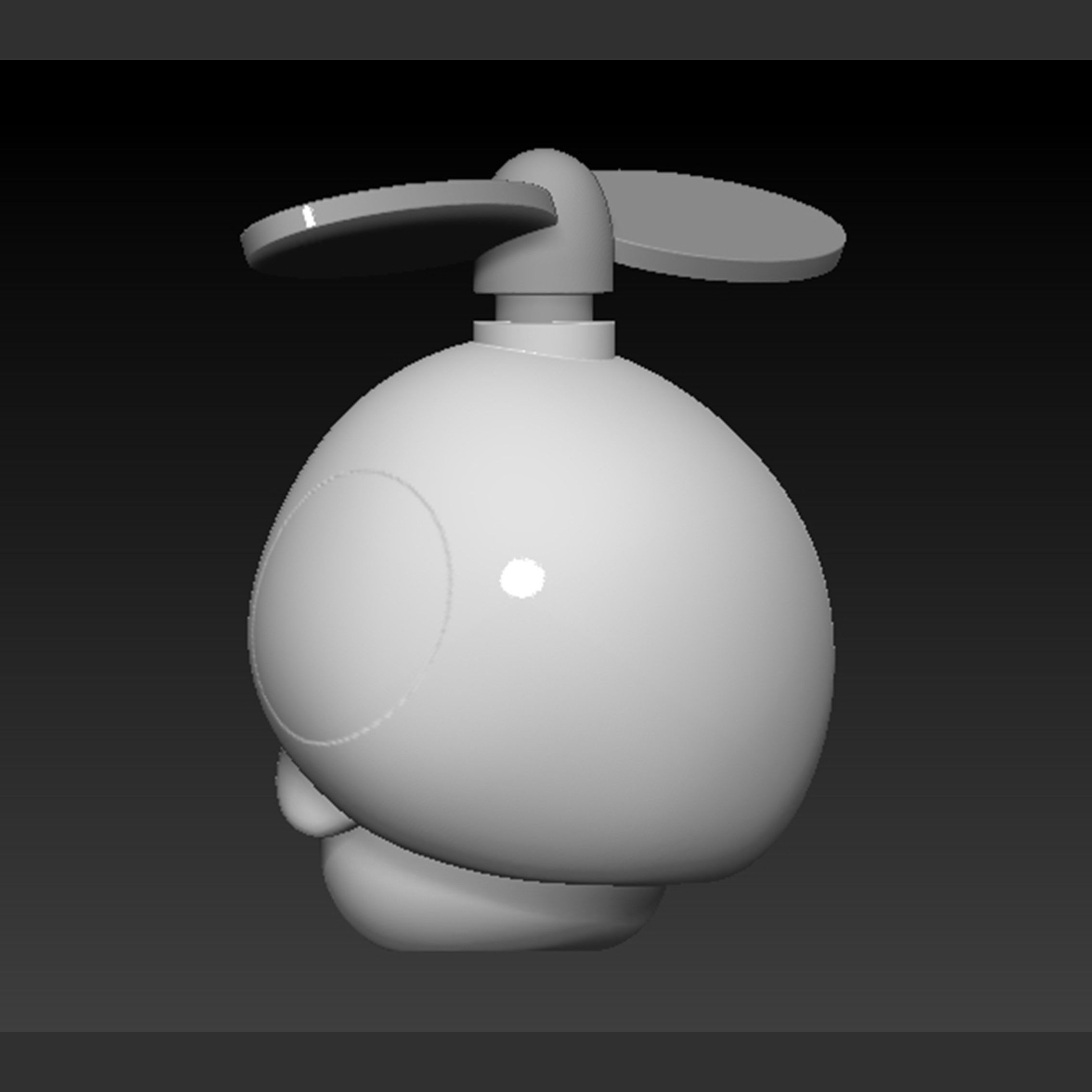 Mario Propeller Mushroom 3D model 3D printable | CGTrader