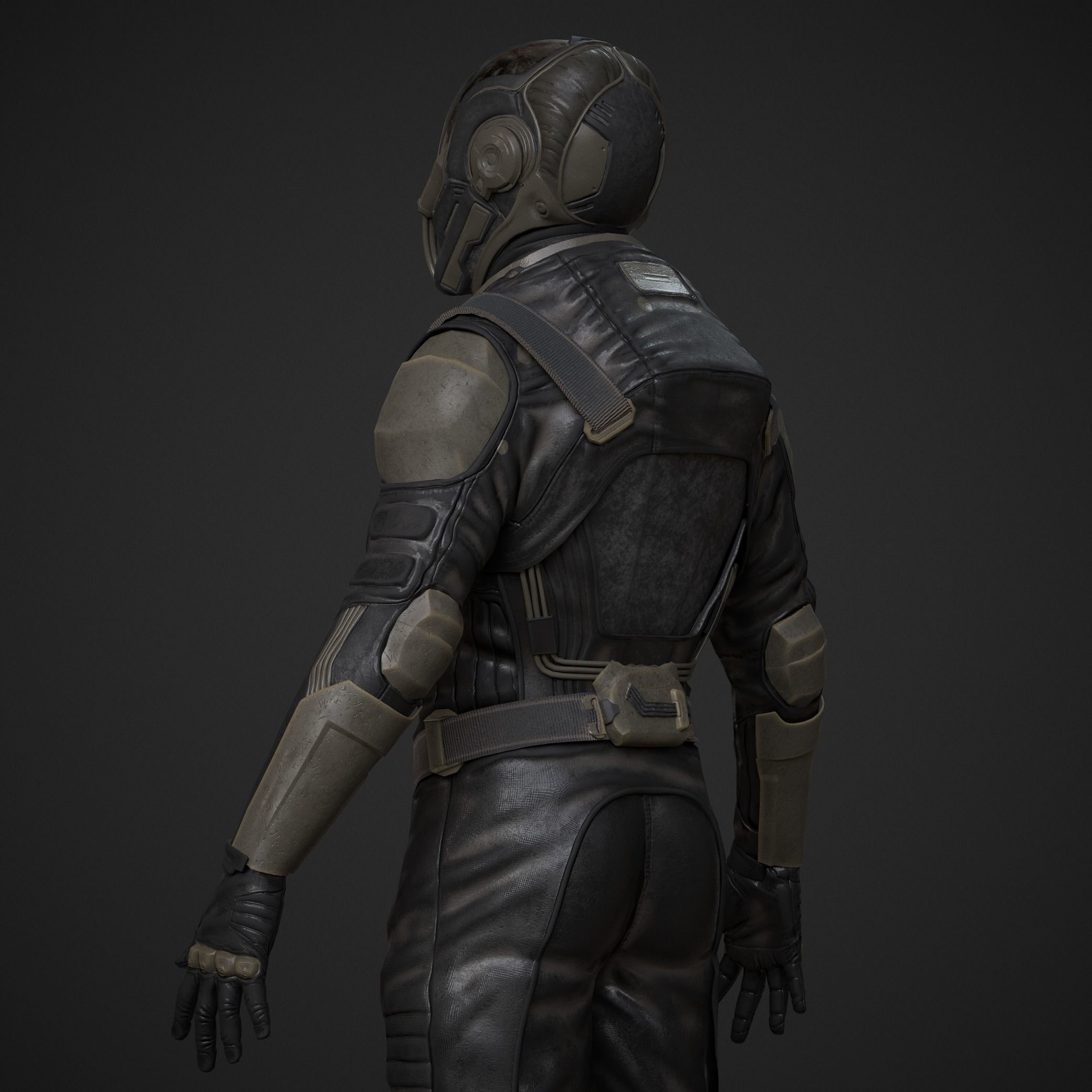 3D model Desert Soldier VR / AR / low-poly | CGTrader