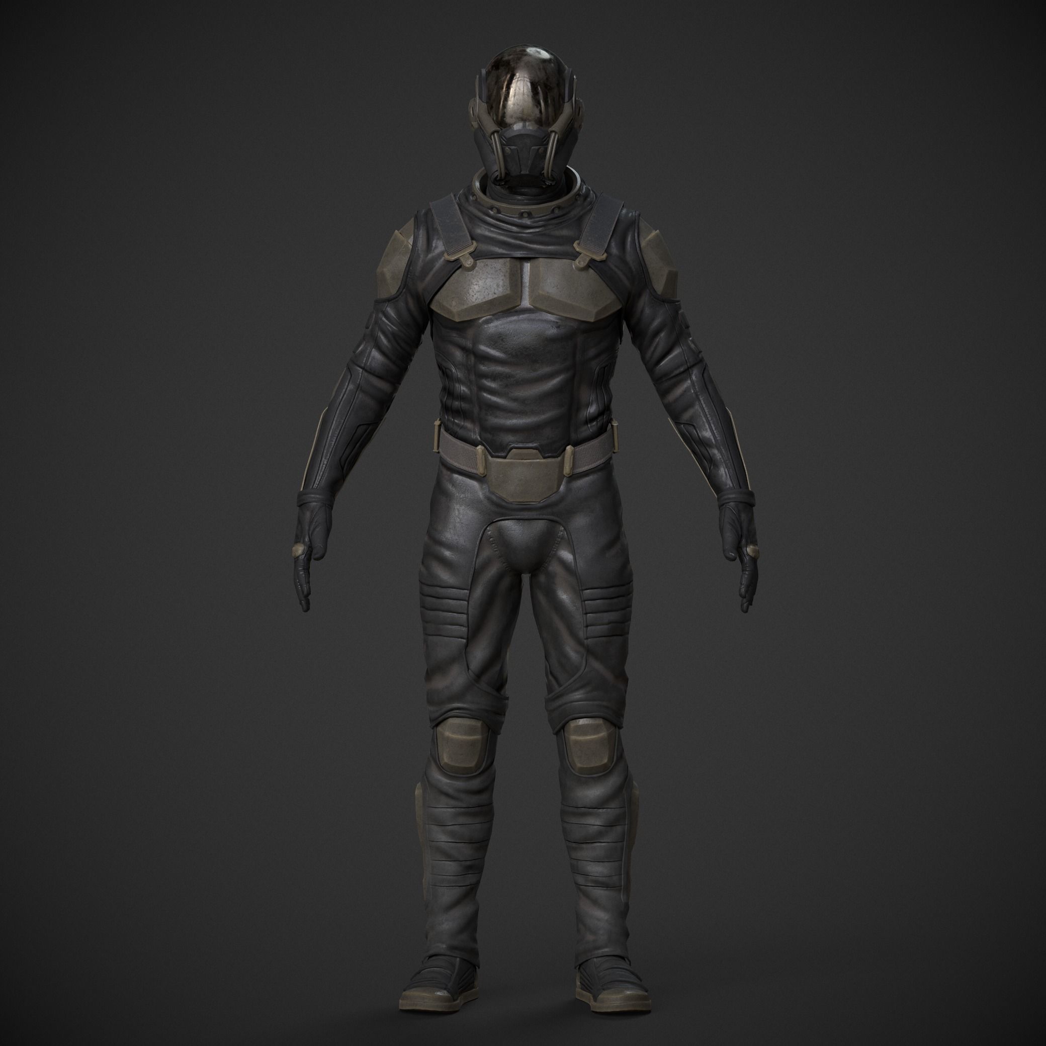 3D model Desert Soldier VR / AR / low-poly | CGTrader