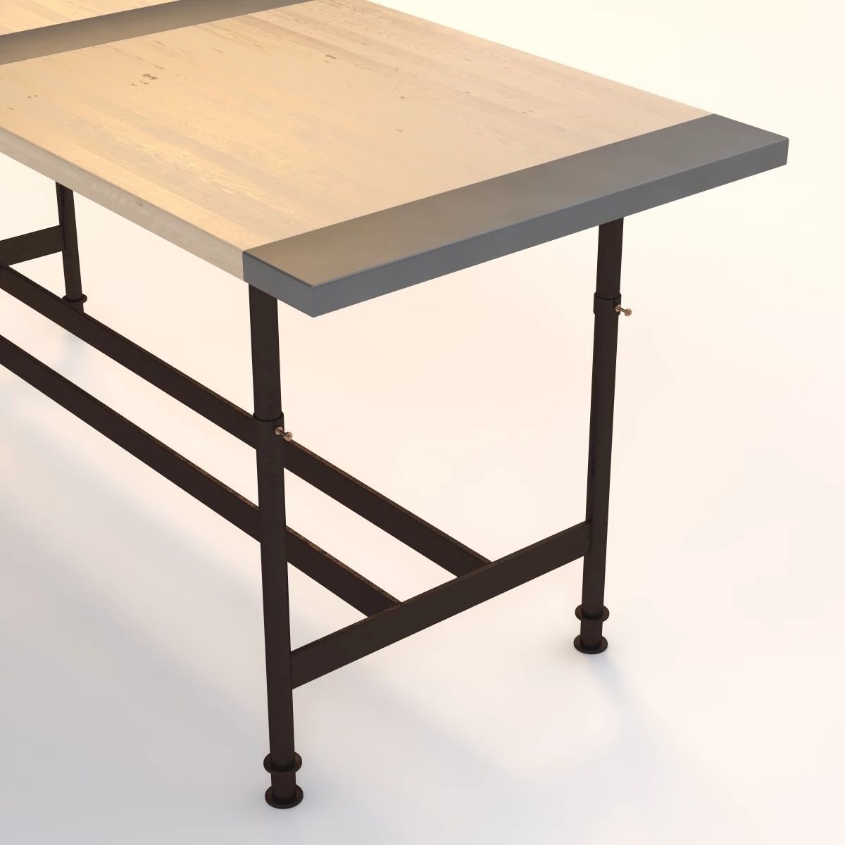 Adjustable Breadboard Table 3D model | CGTrader