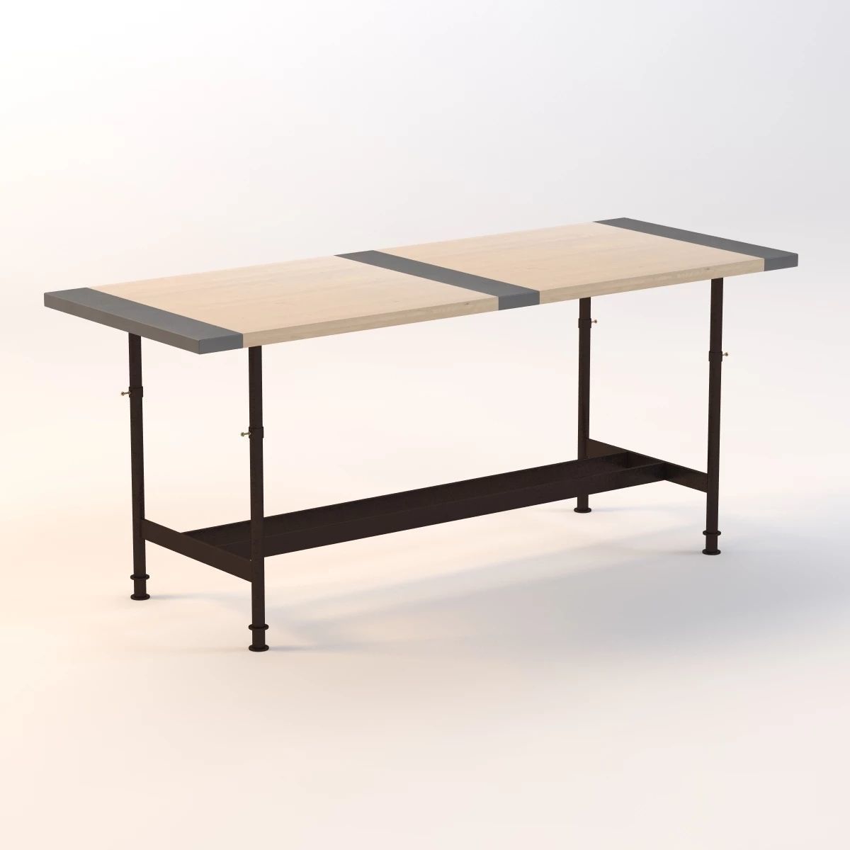 Adjustable Breadboard Table 3D model | CGTrader