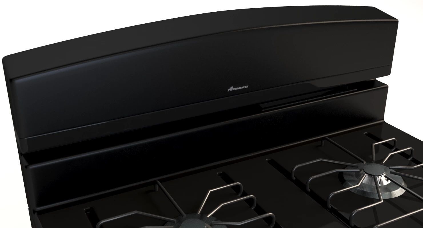 Amana 30 Inch Gas Range With Easyaccess Broiler Door 3D model | CGTrader