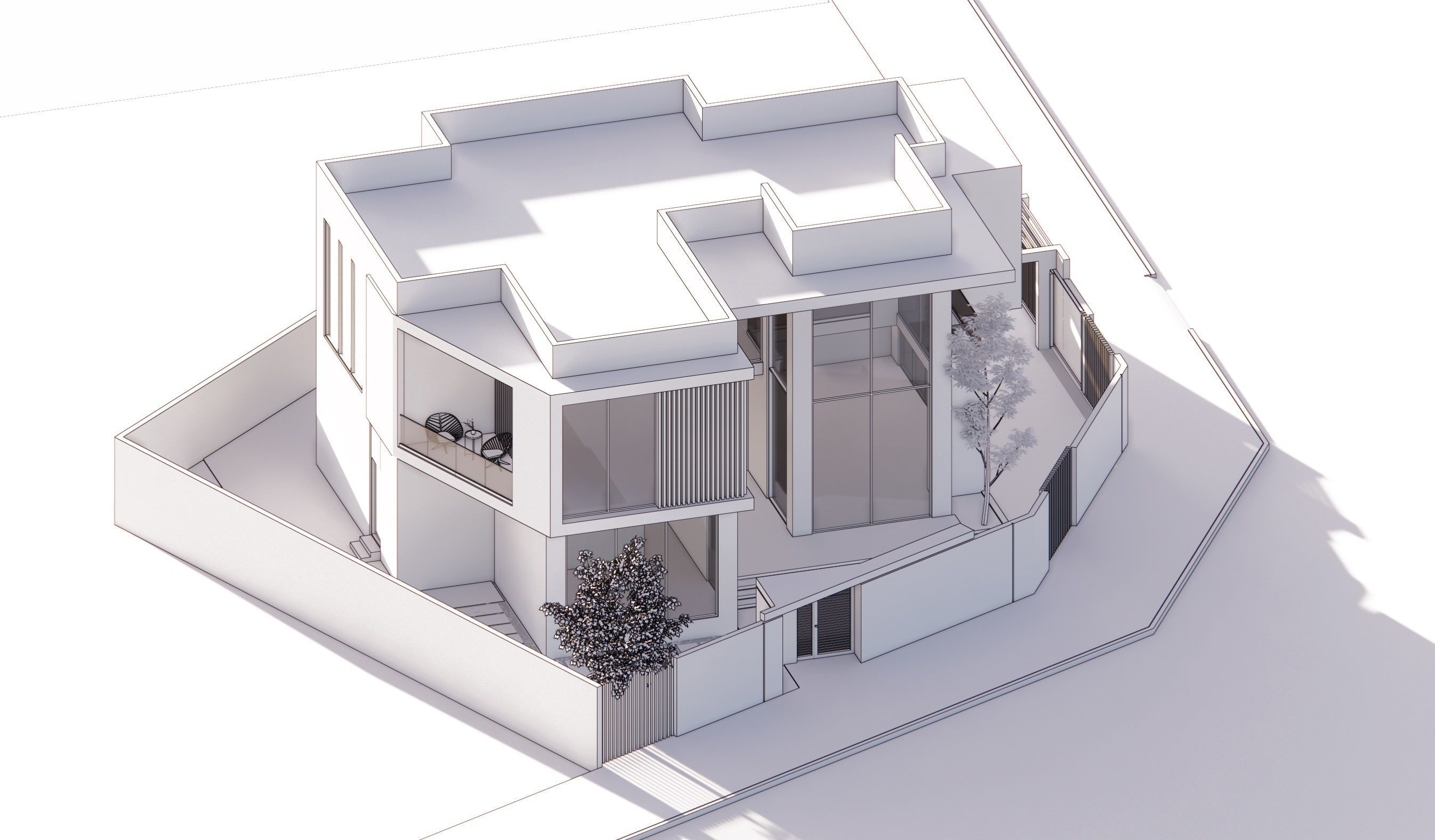 Villa N-SH 1 3D model | CGTrader