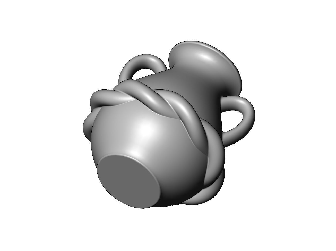 Rope Greek vintage urn and vase 3D model 3D printable | CGTrader