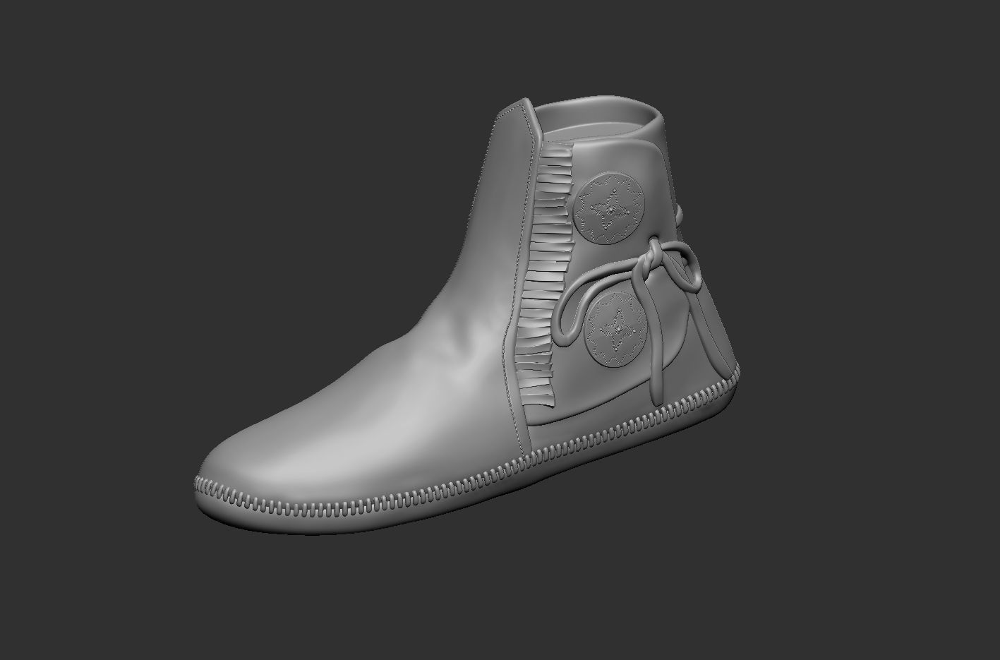 Cliff Booths boots 3D model 3D printable | CGTrader