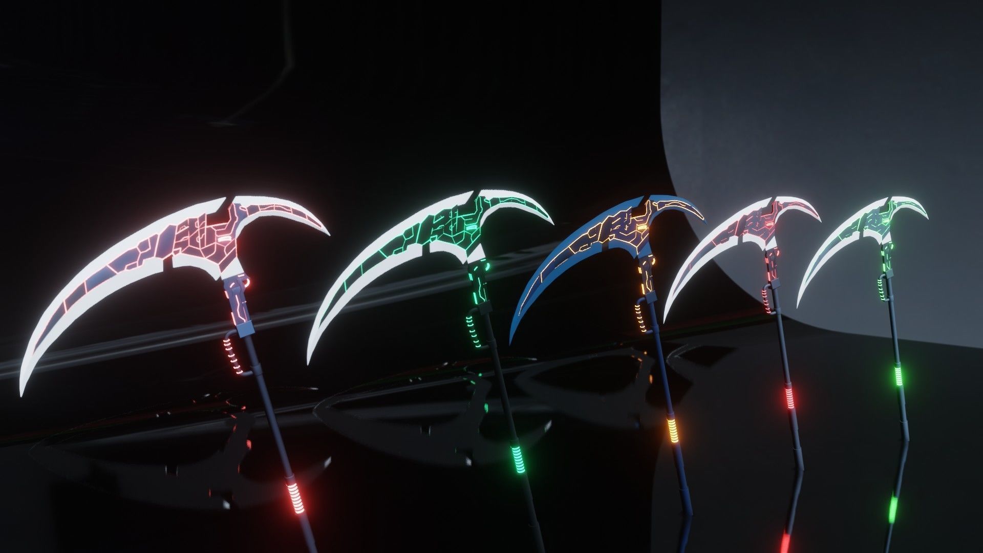 3D model Sci-Fi Scythe 3D model VR / AR / low-poly | CGTrader