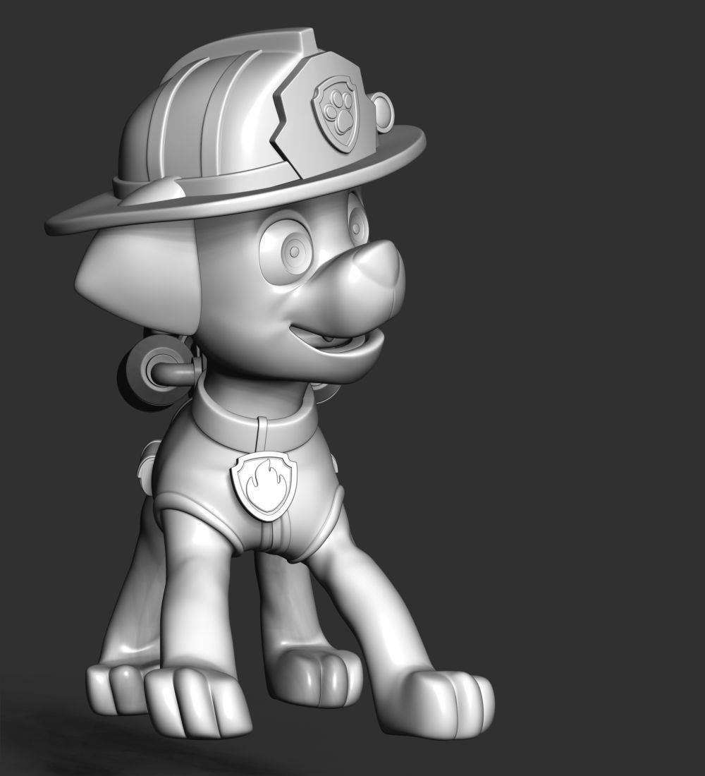 Marshall - Paw Patrol 3D model 3D printable | CGTrader