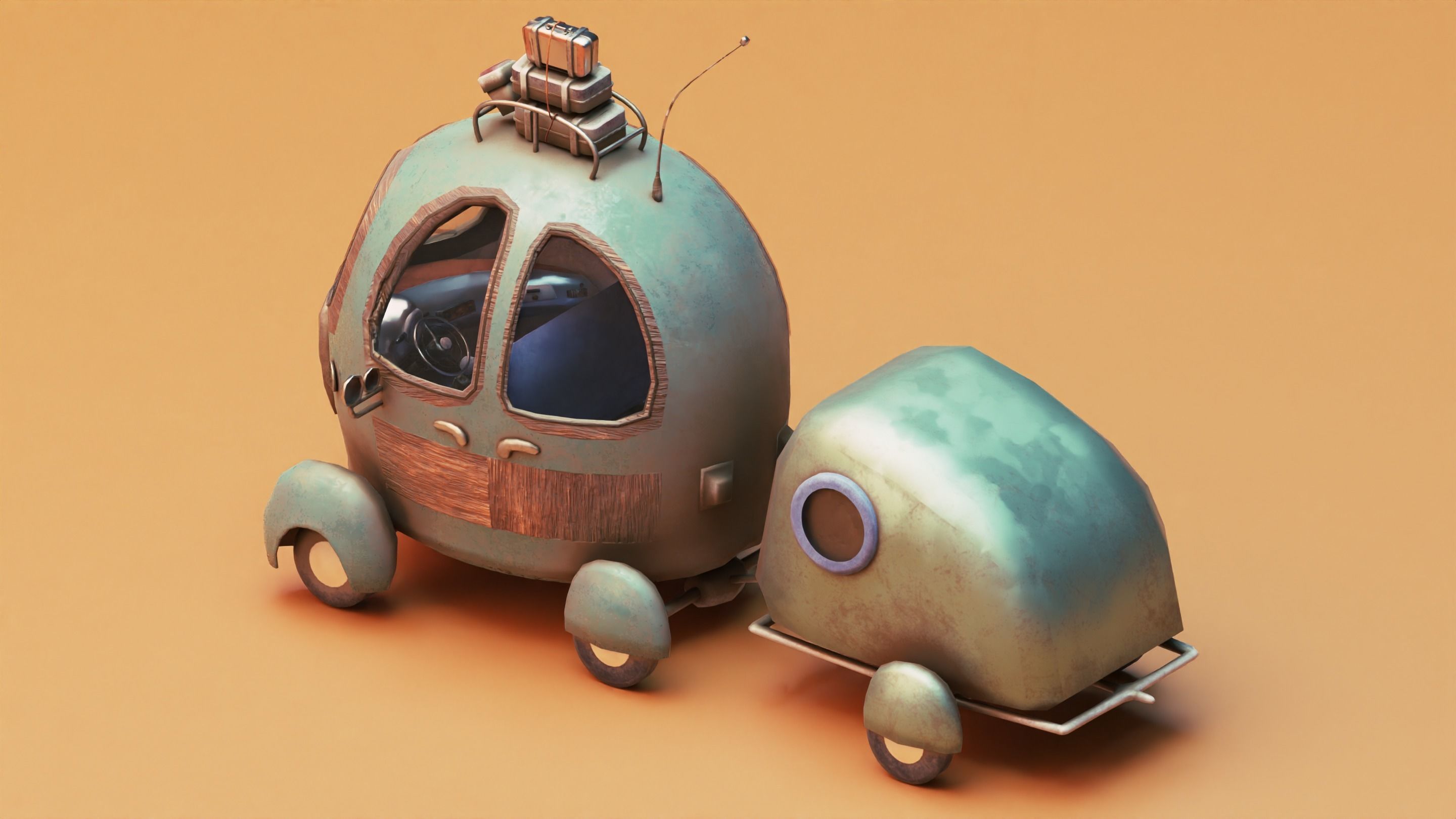 3D model Stylize Car Cartoon VR / AR / low-poly | CGTrader