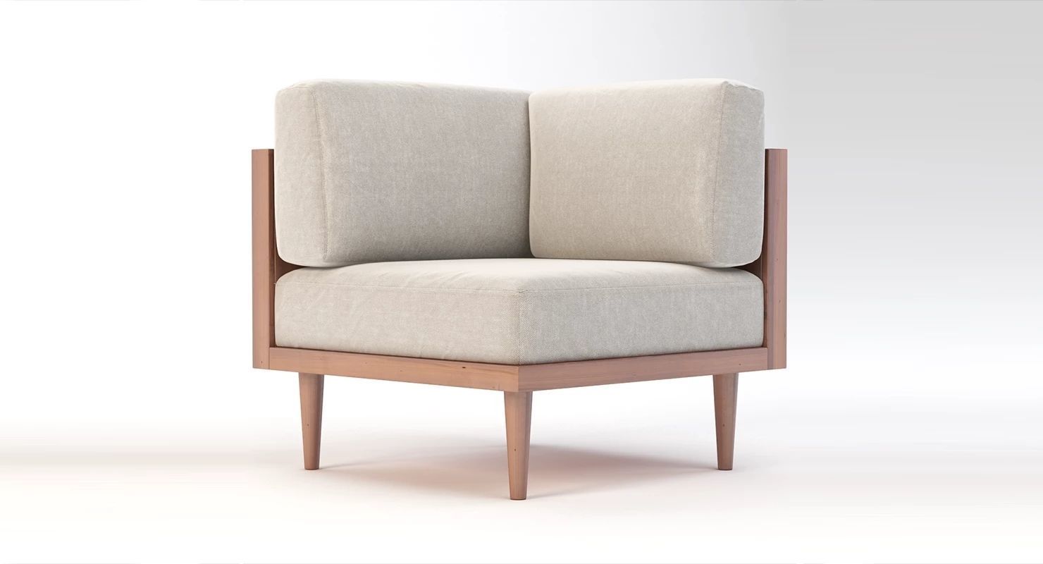 Bellanest Soto Modular Sectional Sofa Corner Chair Module 3D model ...