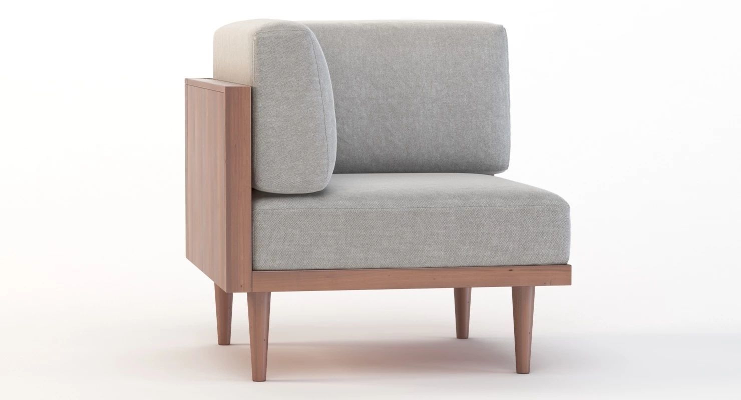 Bellanest Soto Modular Sectional Sofa Corner Chair Module 3D model ...