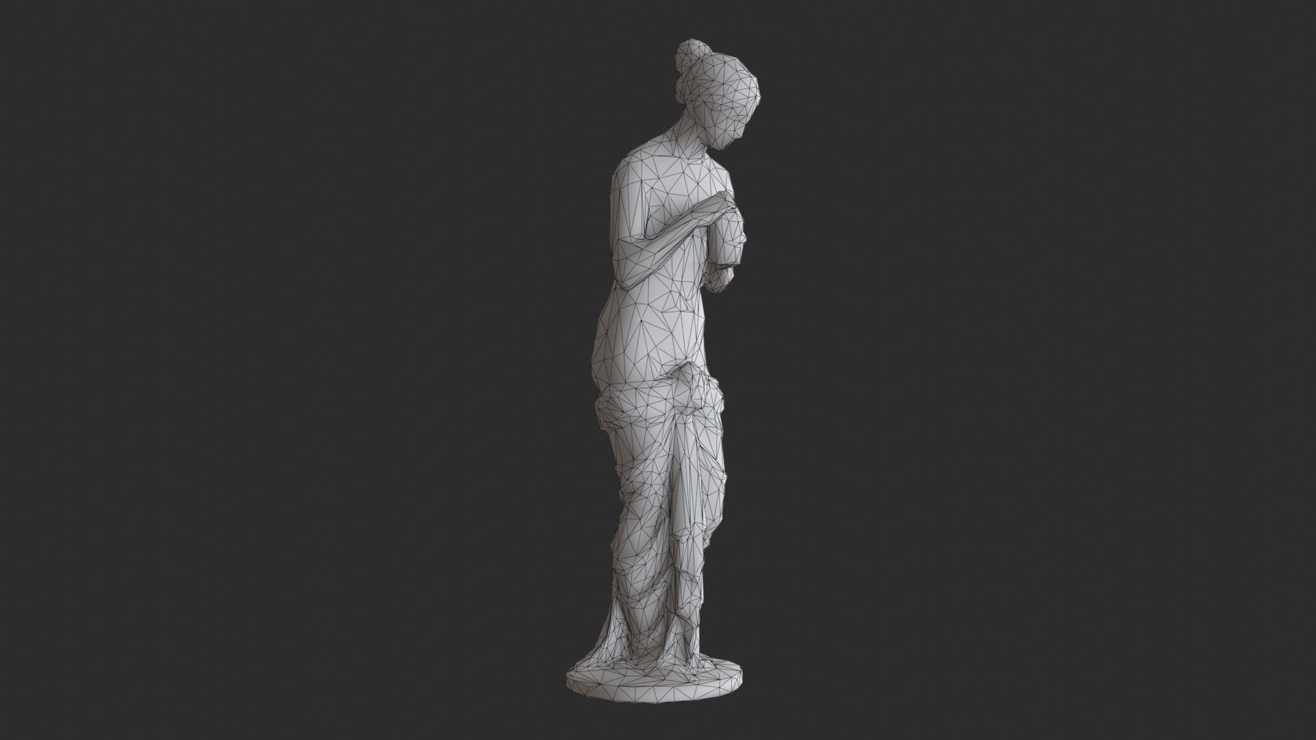 3D model Psyche Statue - Bronze VR / AR / low-poly | CGTrader