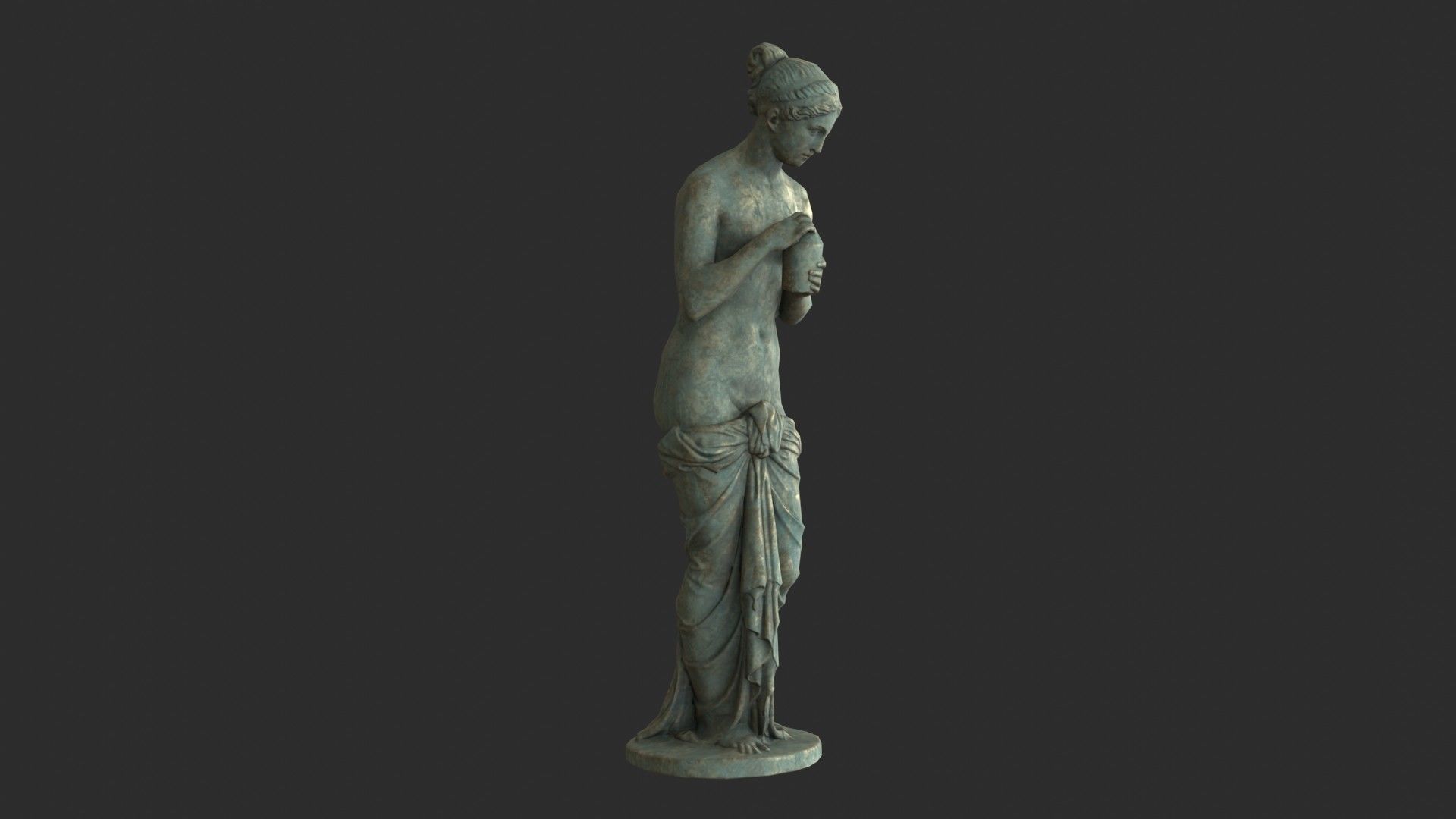 3D model Psyche Statue - Bronze VR / AR / low-poly | CGTrader