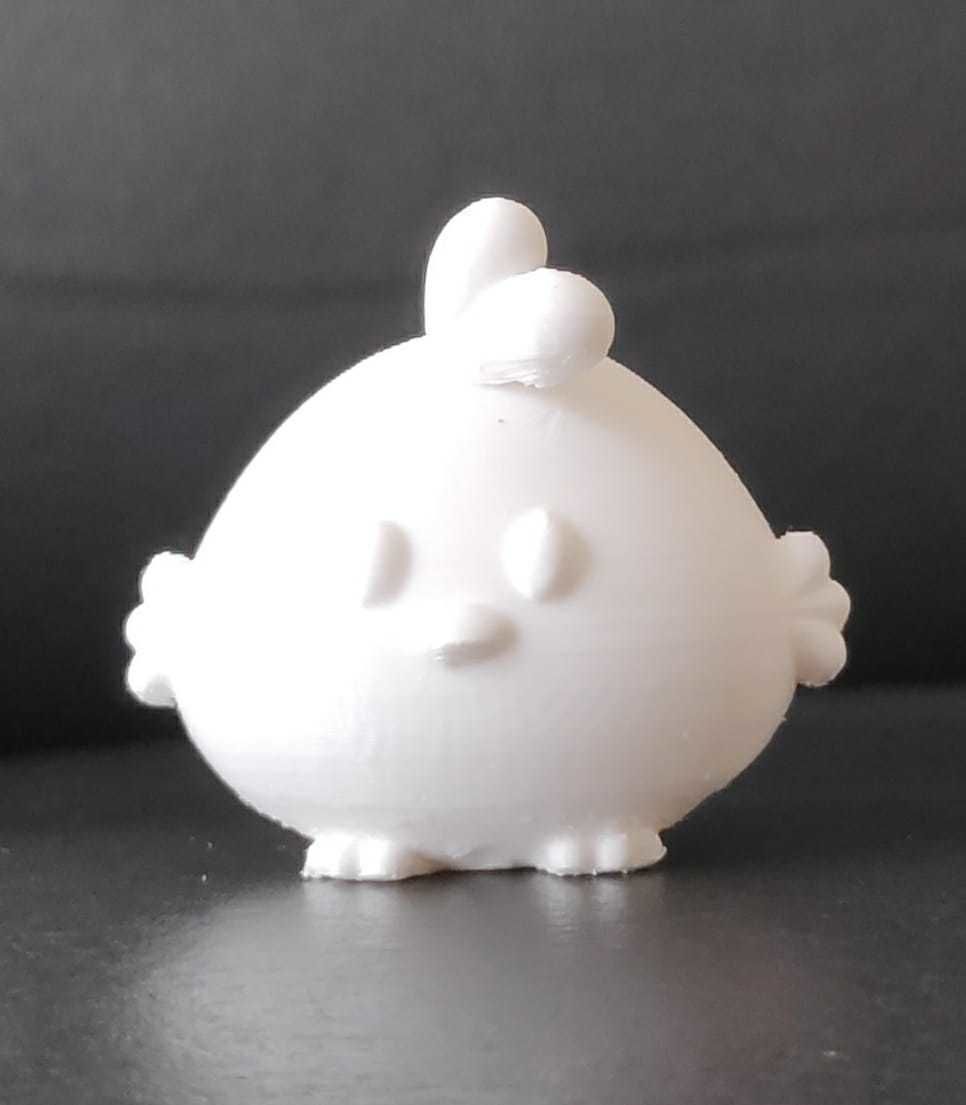 Round Bird 3D model 3D printable | CGTrader
