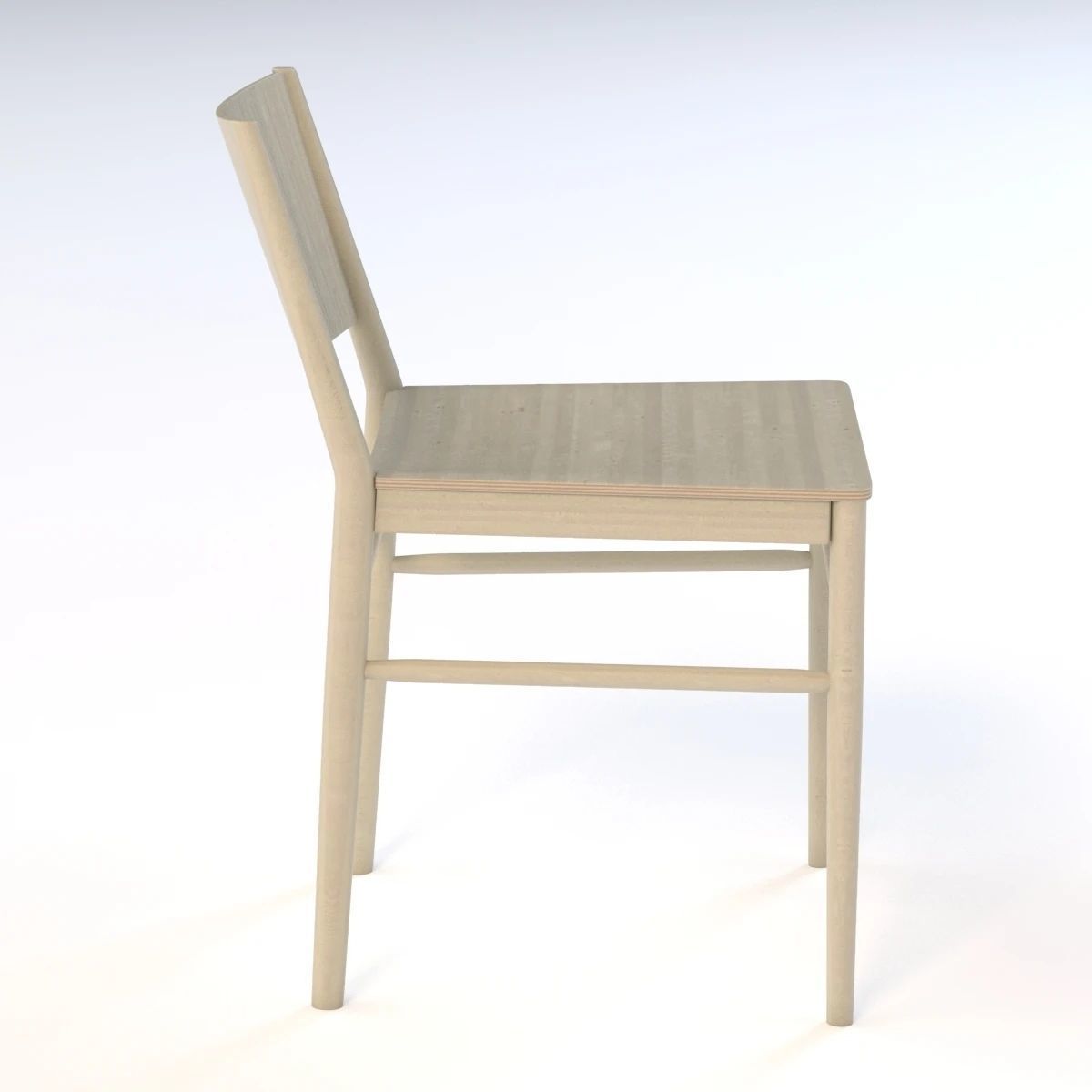 Billiani Tracy Dining Chair 3D model | CGTrader