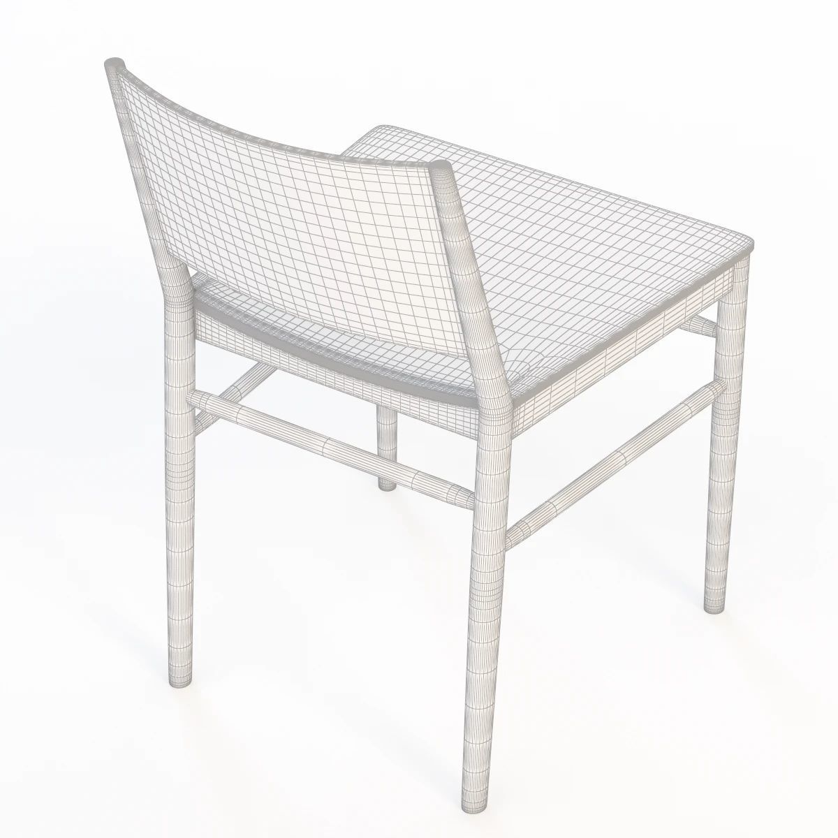 Billiani Tracy Dining Chair 3D model | CGTrader
