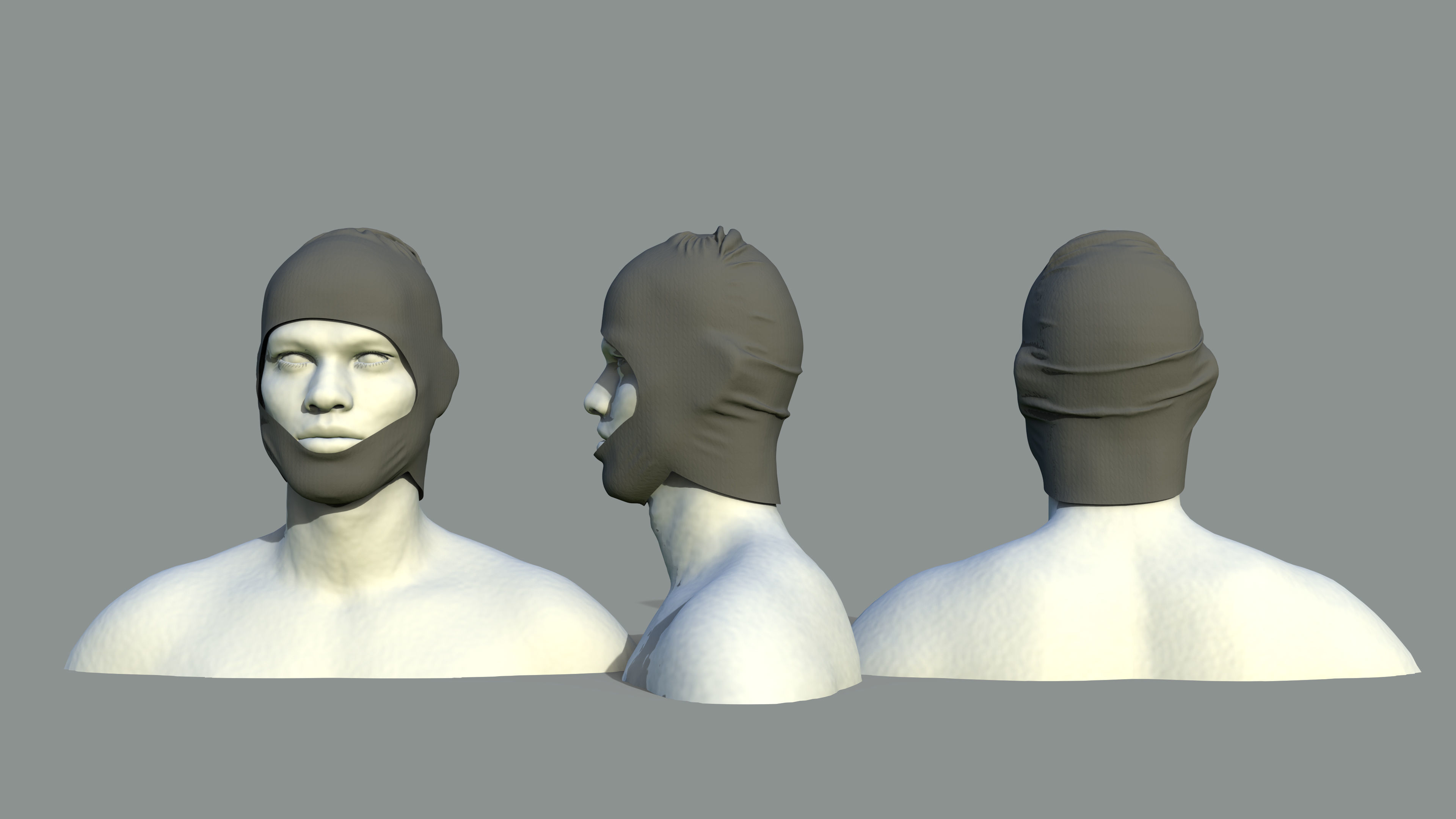 3D model 15 Face Mask Low Poly Pack With UV VR / AR / low-poly | CGTrader