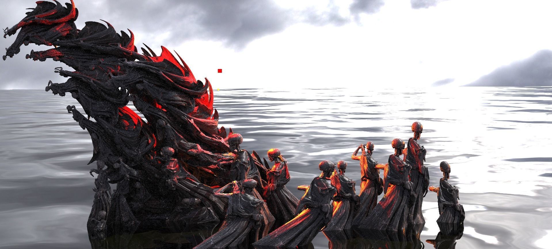 Dantes Inferno Ghost Archway Kit bash 3D model | CGTrader