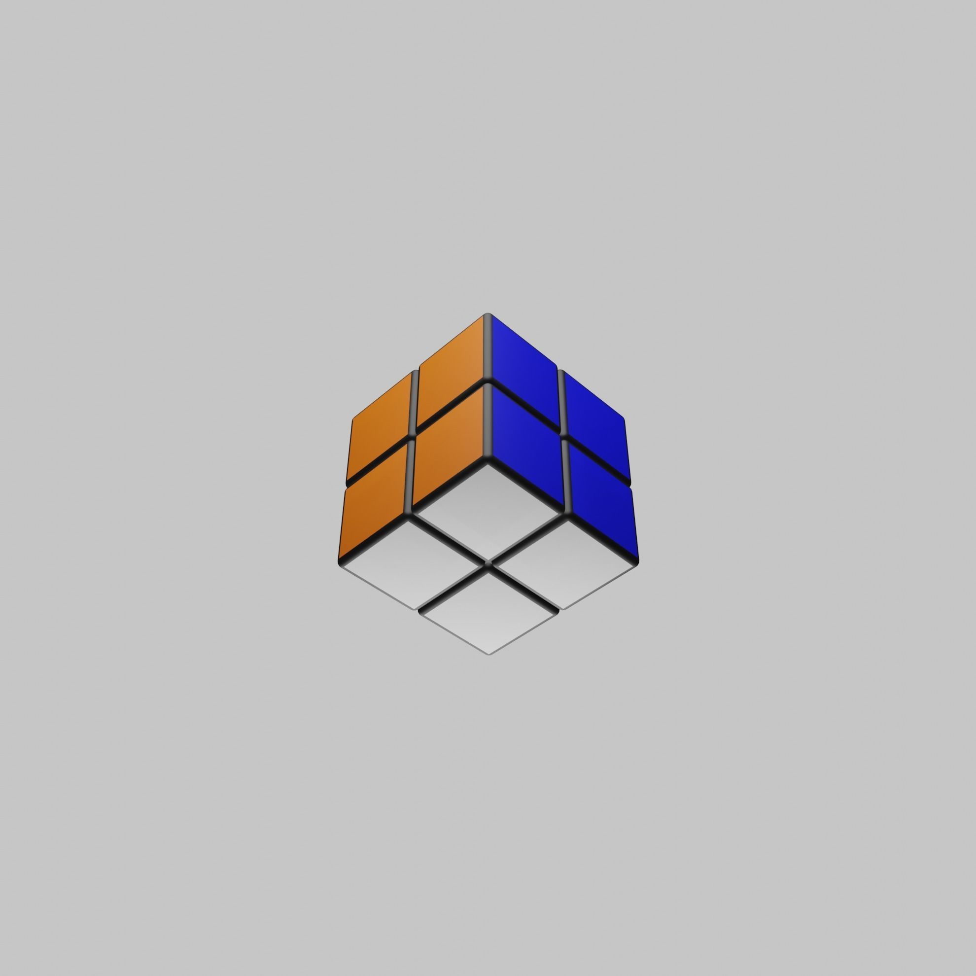 3D model 2x2x2 Rubiks Cube VR / AR / low-poly | CGTrader