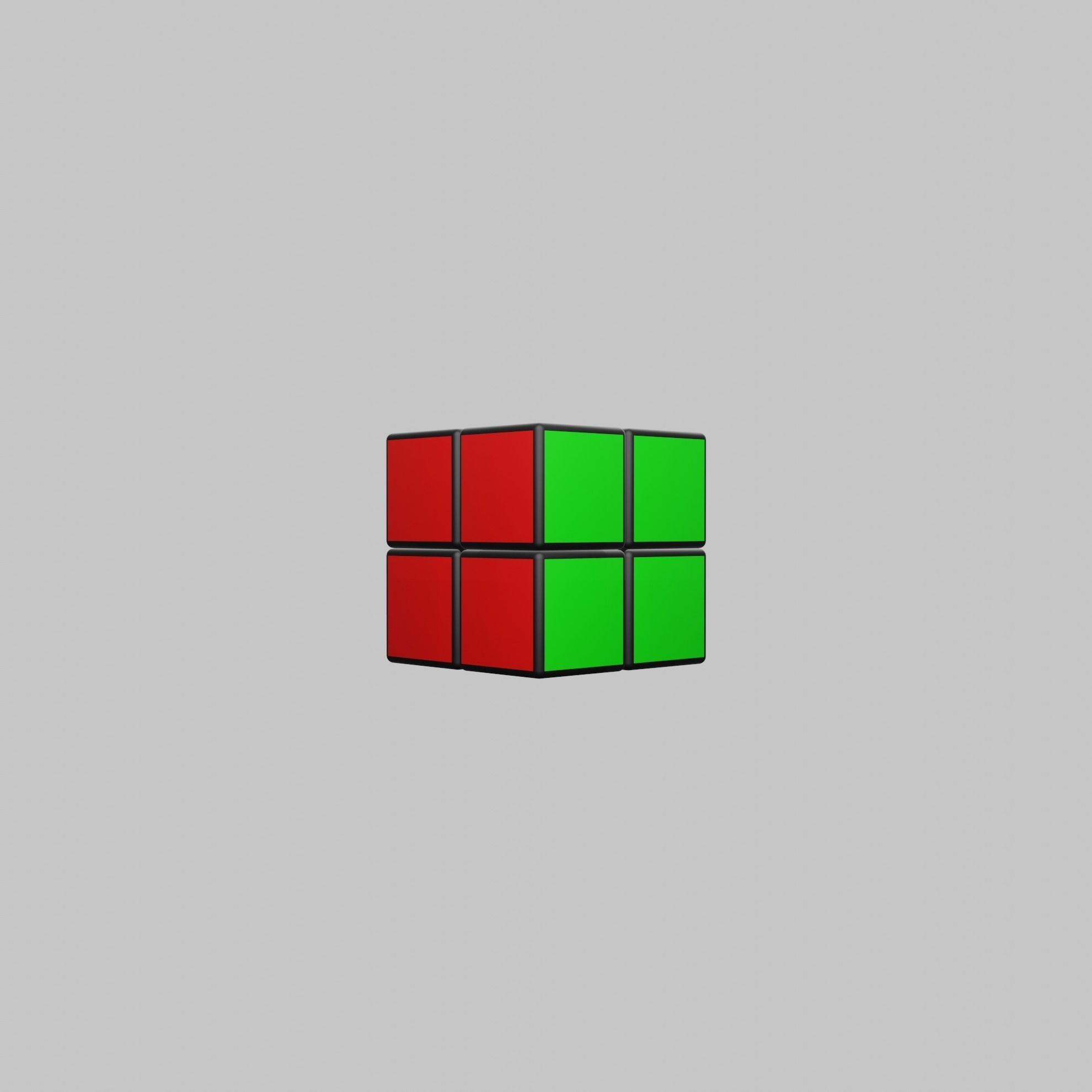 3D model 2x2x2 Rubiks Cube VR / AR / low-poly | CGTrader