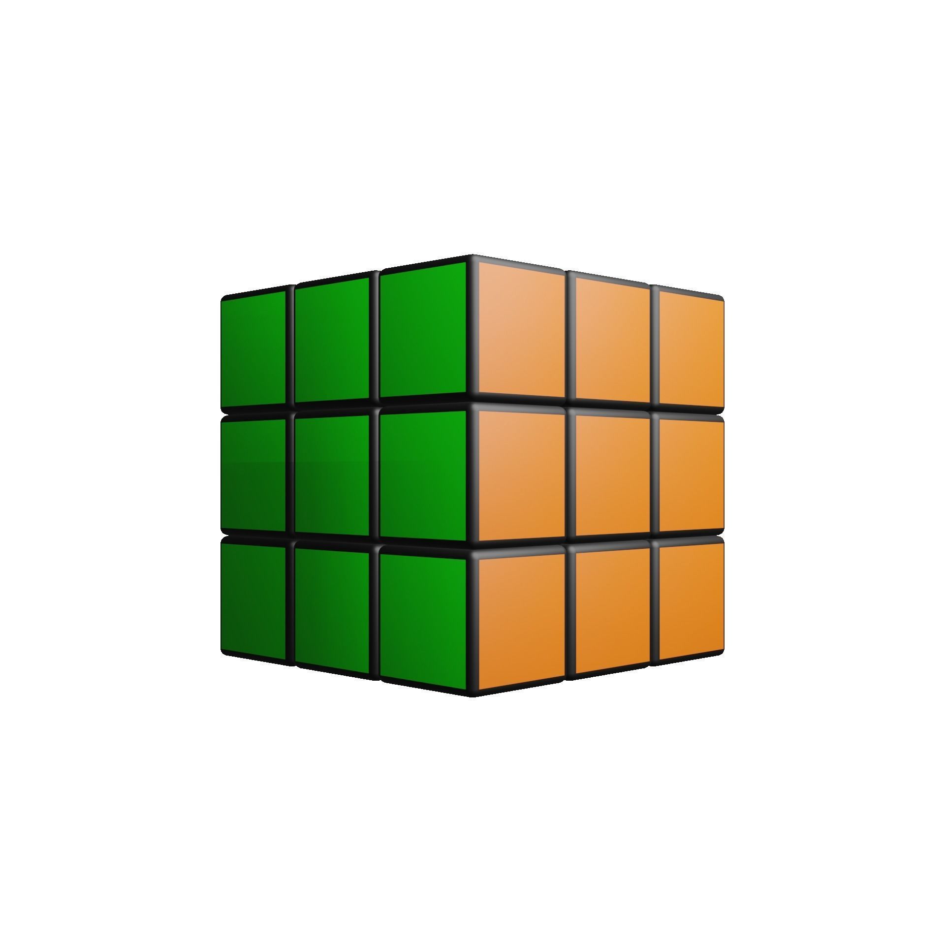 3D model 3x3x3 Rubiks Cube VR / AR / low-poly | CGTrader