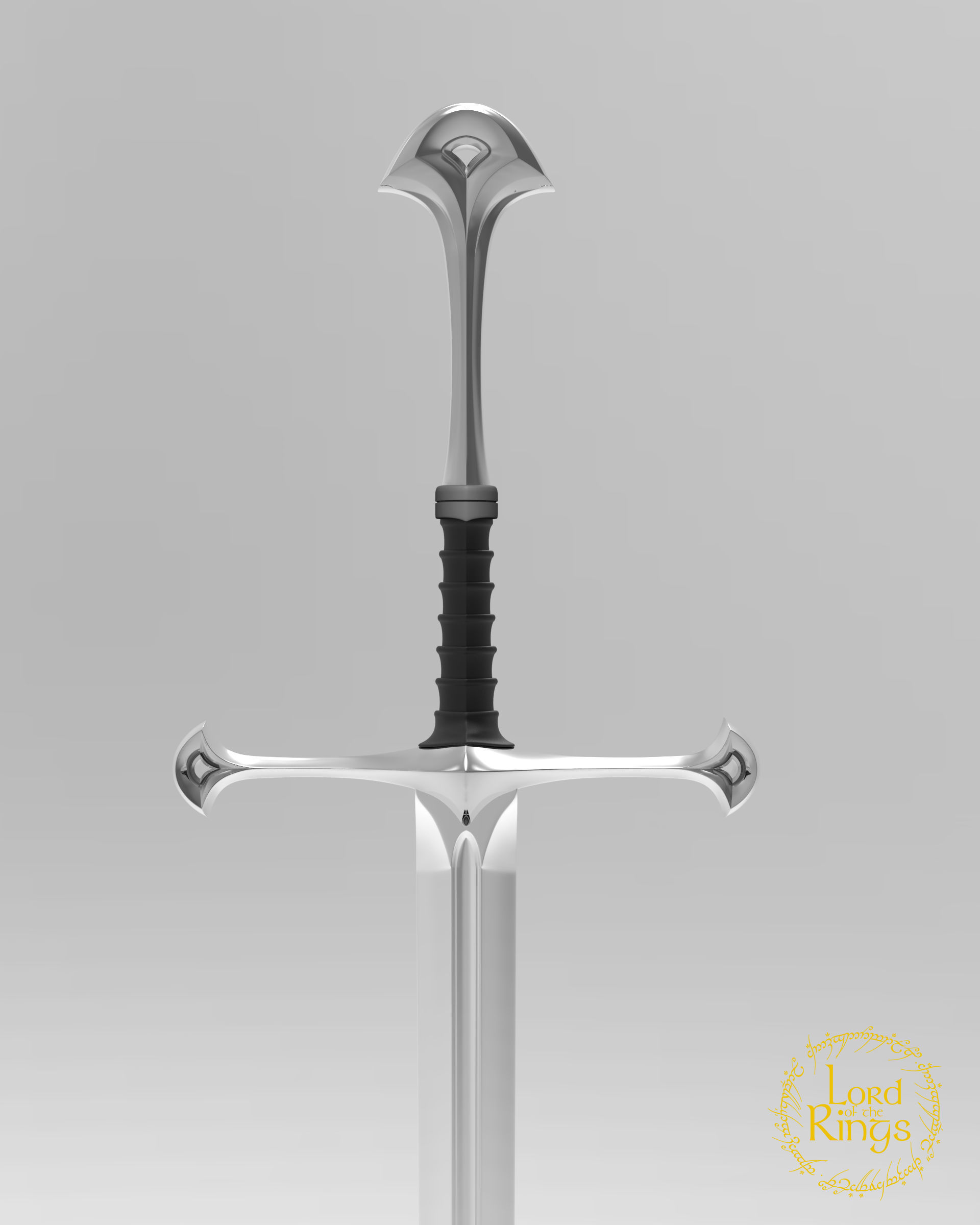 Narsil sword LORD of THE RINGS 3D model 3D printable | CGTrader
