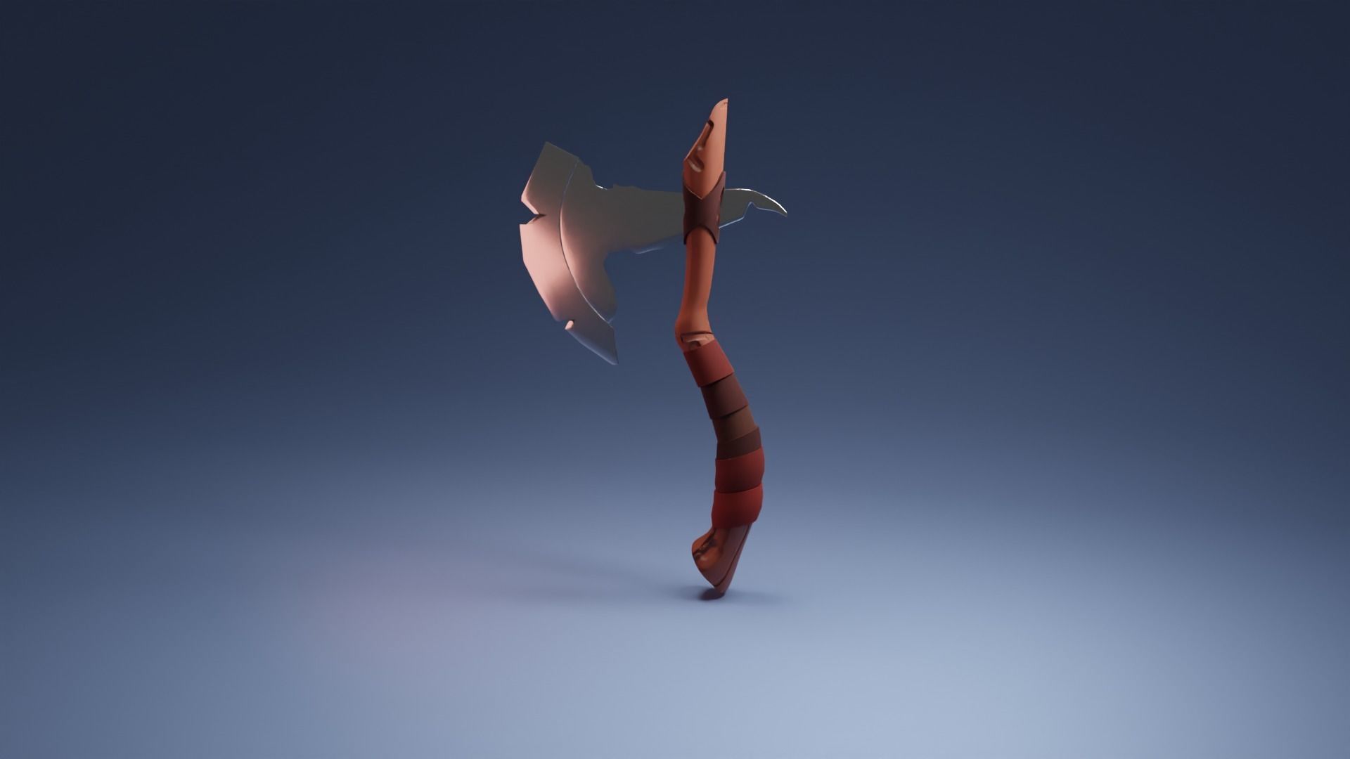 Axe low poly game ready free VR / AR / low-poly 3D model | CGTrader
