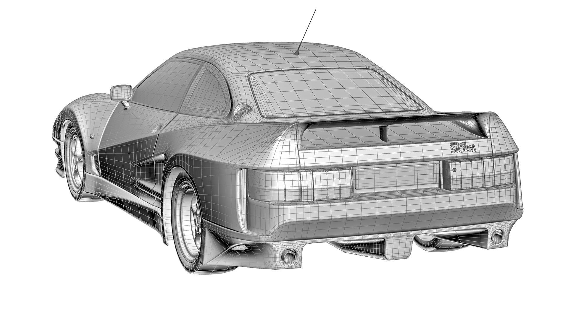 Lister Storm 3D model rigged | CGTrader