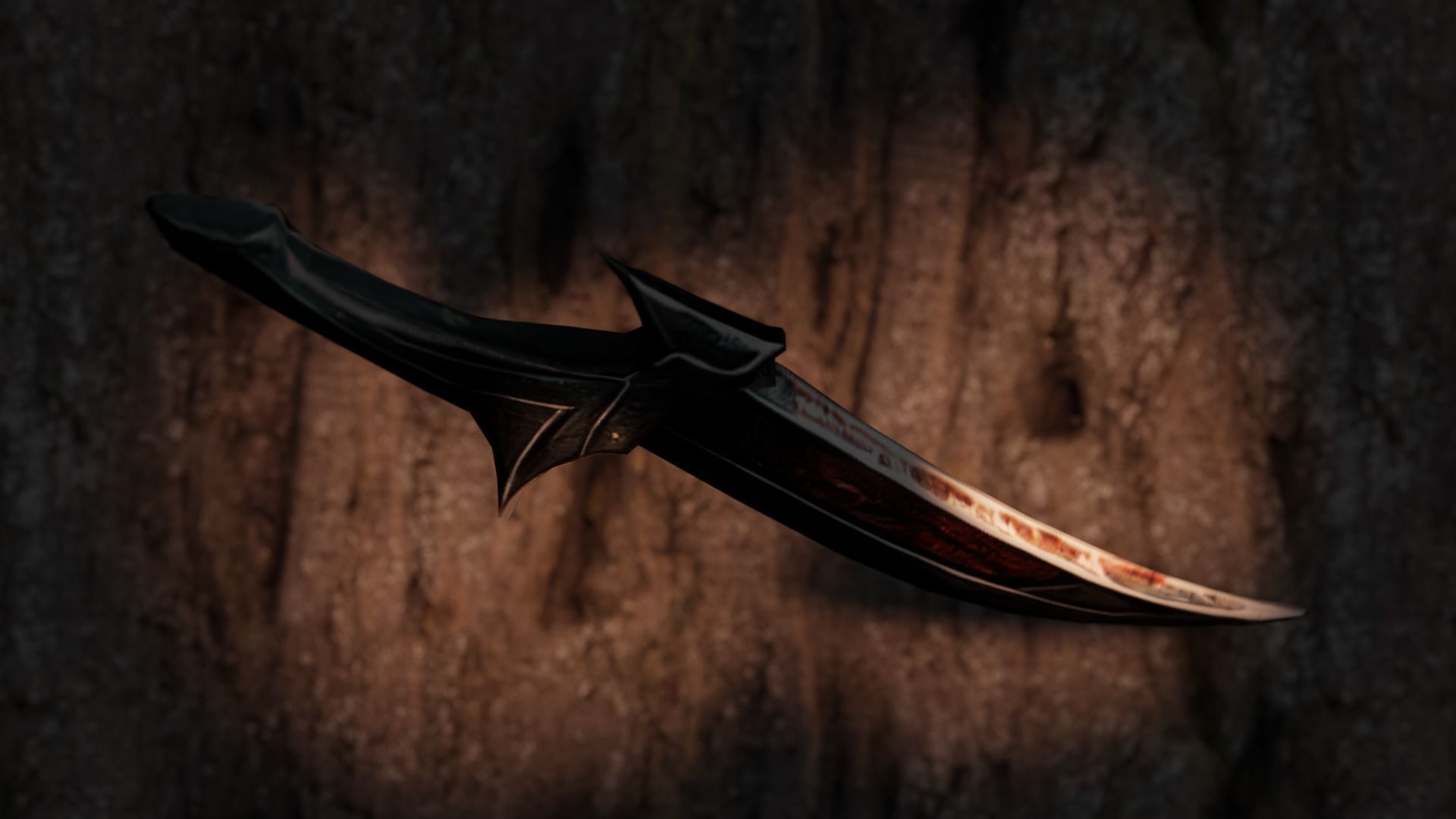 3D model Low Poly Game-Ready Pirate Knife VR / AR / low-poly | CGTrader