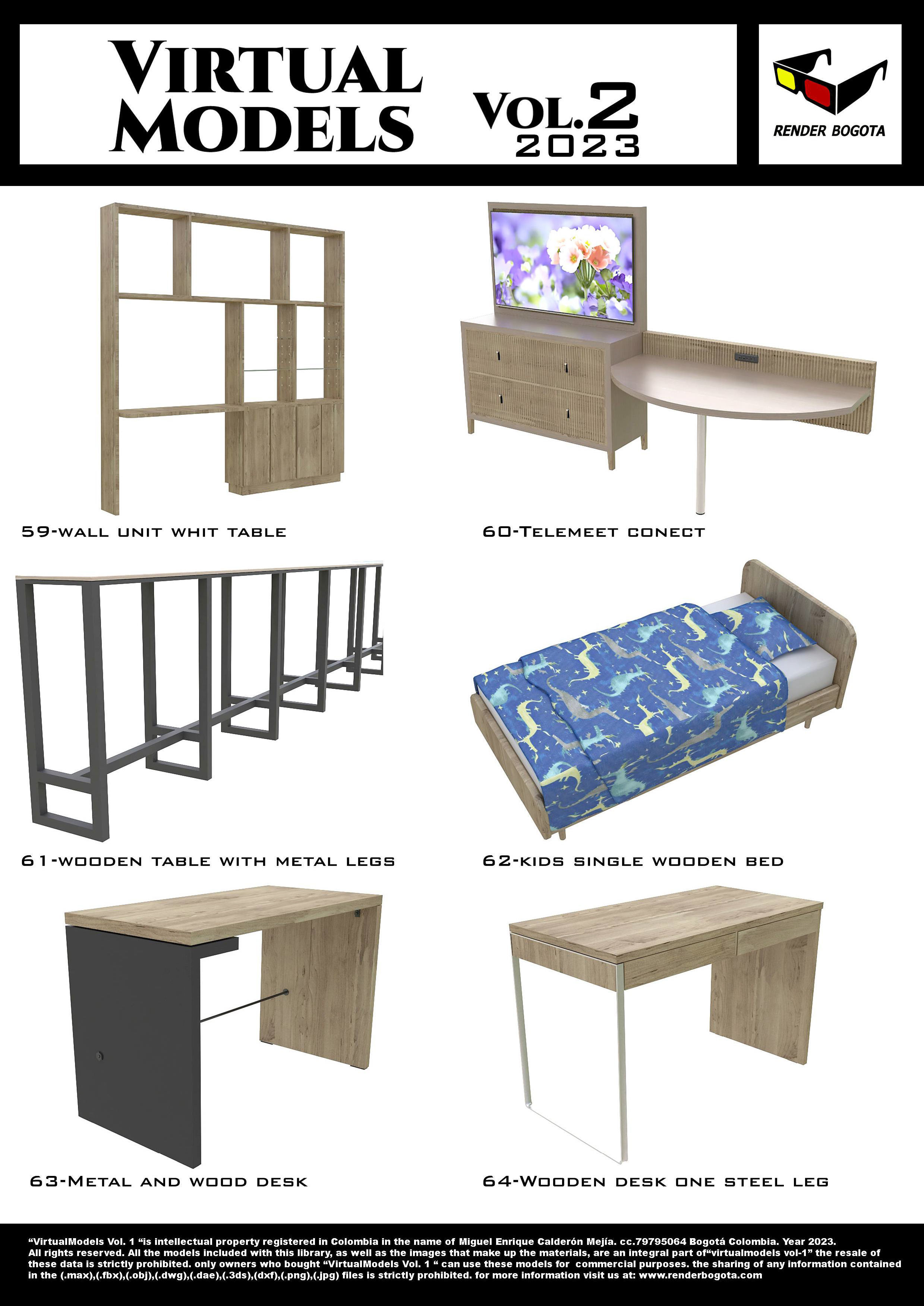 Virtual models vol-2 3D model | CGTrader