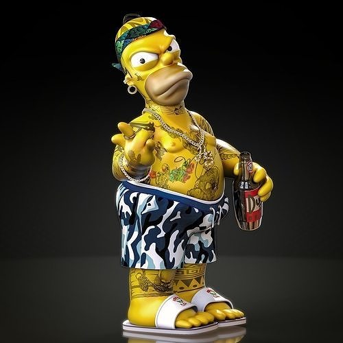 The Simpsons Gangster