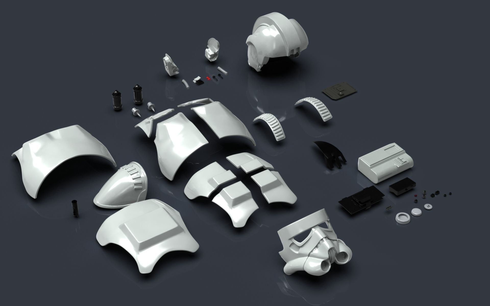Imperial AT-AT driver 3D model 3D printable | CGTrader