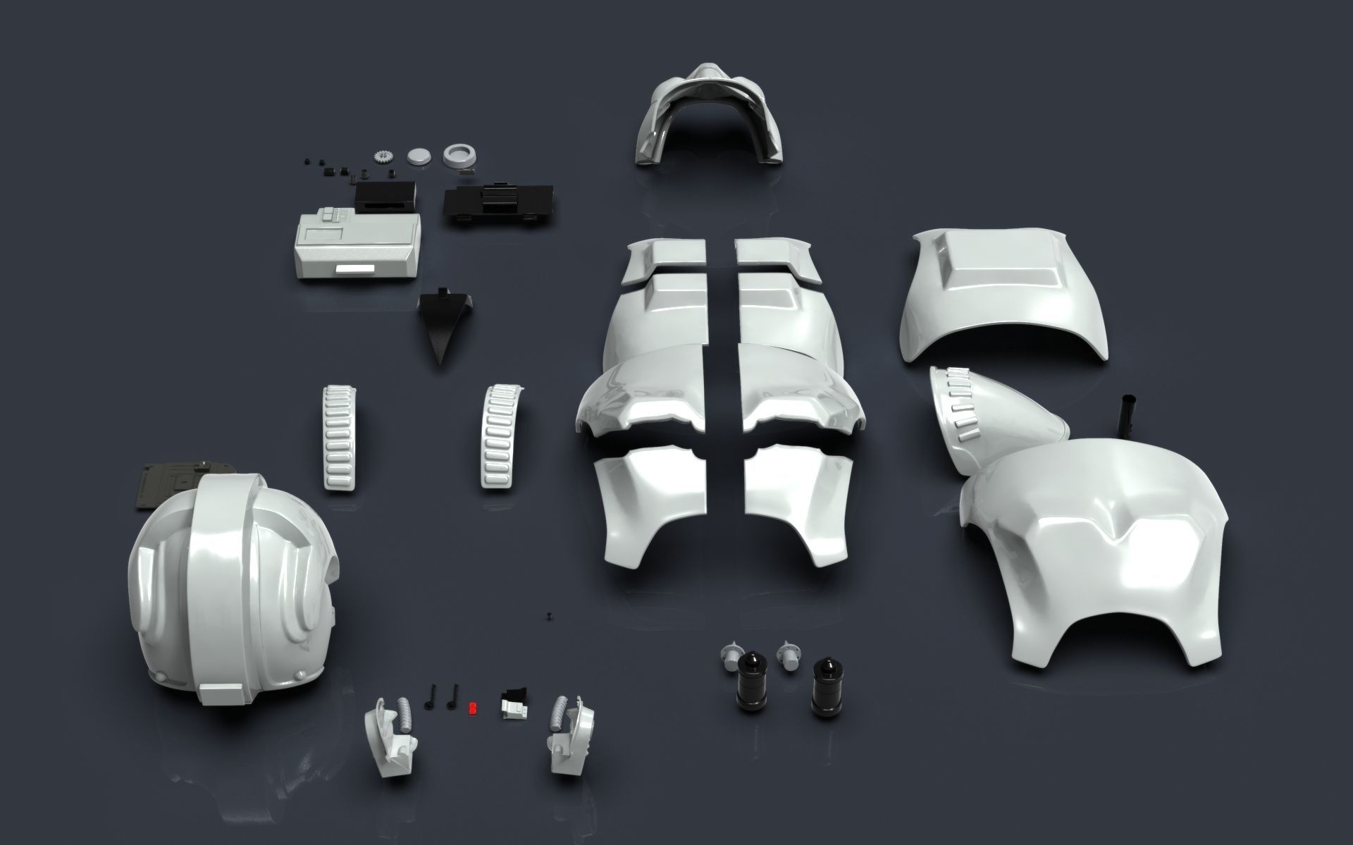 Imperial AT-AT driver 3D model 3D printable | CGTrader
