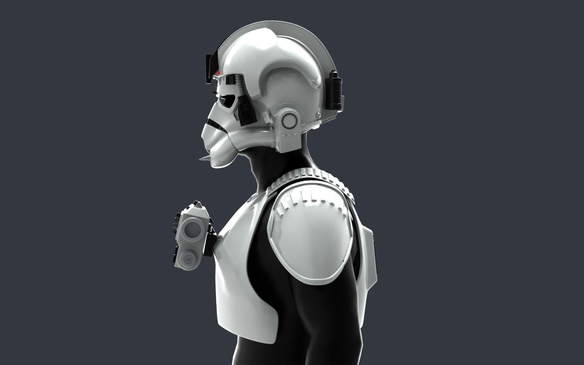 Imperial AT-AT driver 3D model 3D printable | CGTrader