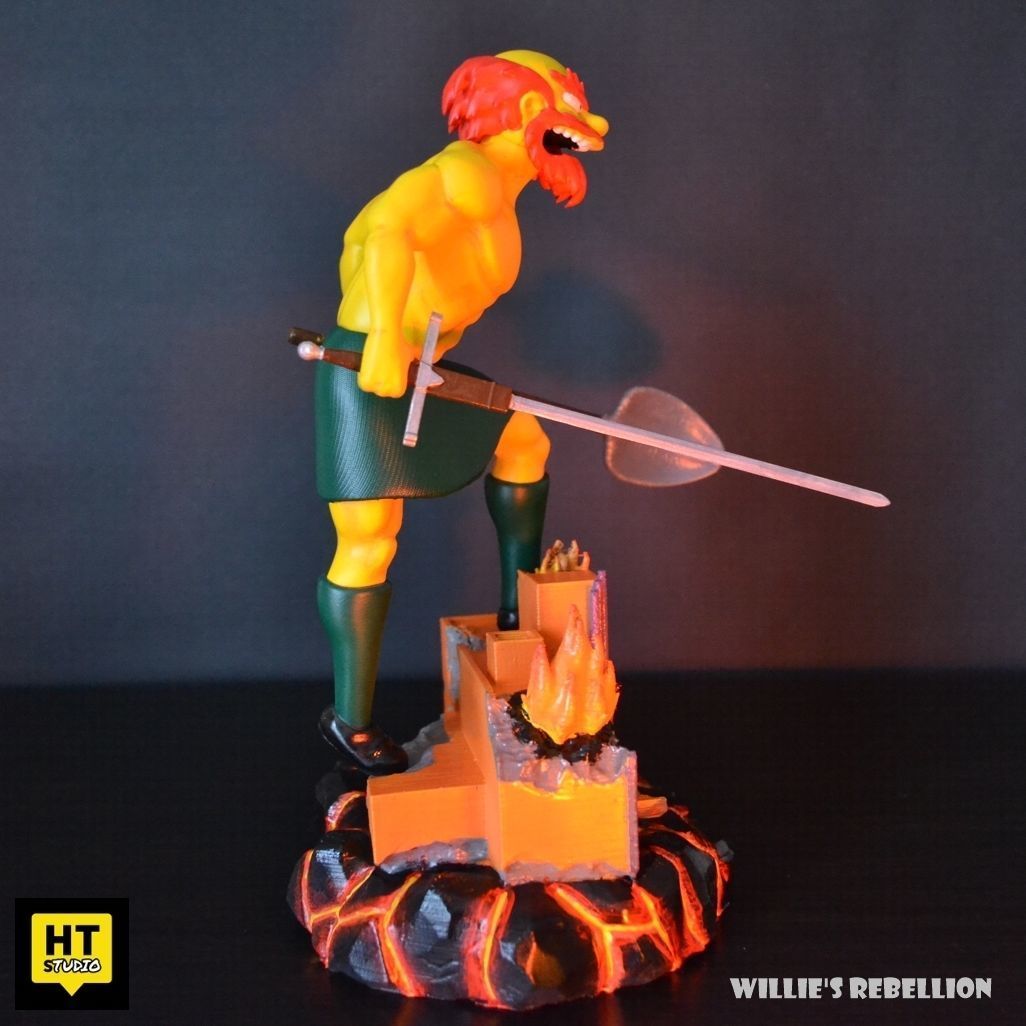 Willie William Wallace The Simpsons 3D model 3D printable | CGTrader