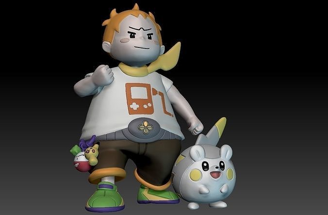 Pokemon Alola Trial Captain Sophocles 3D model 3D printable | CGTrader