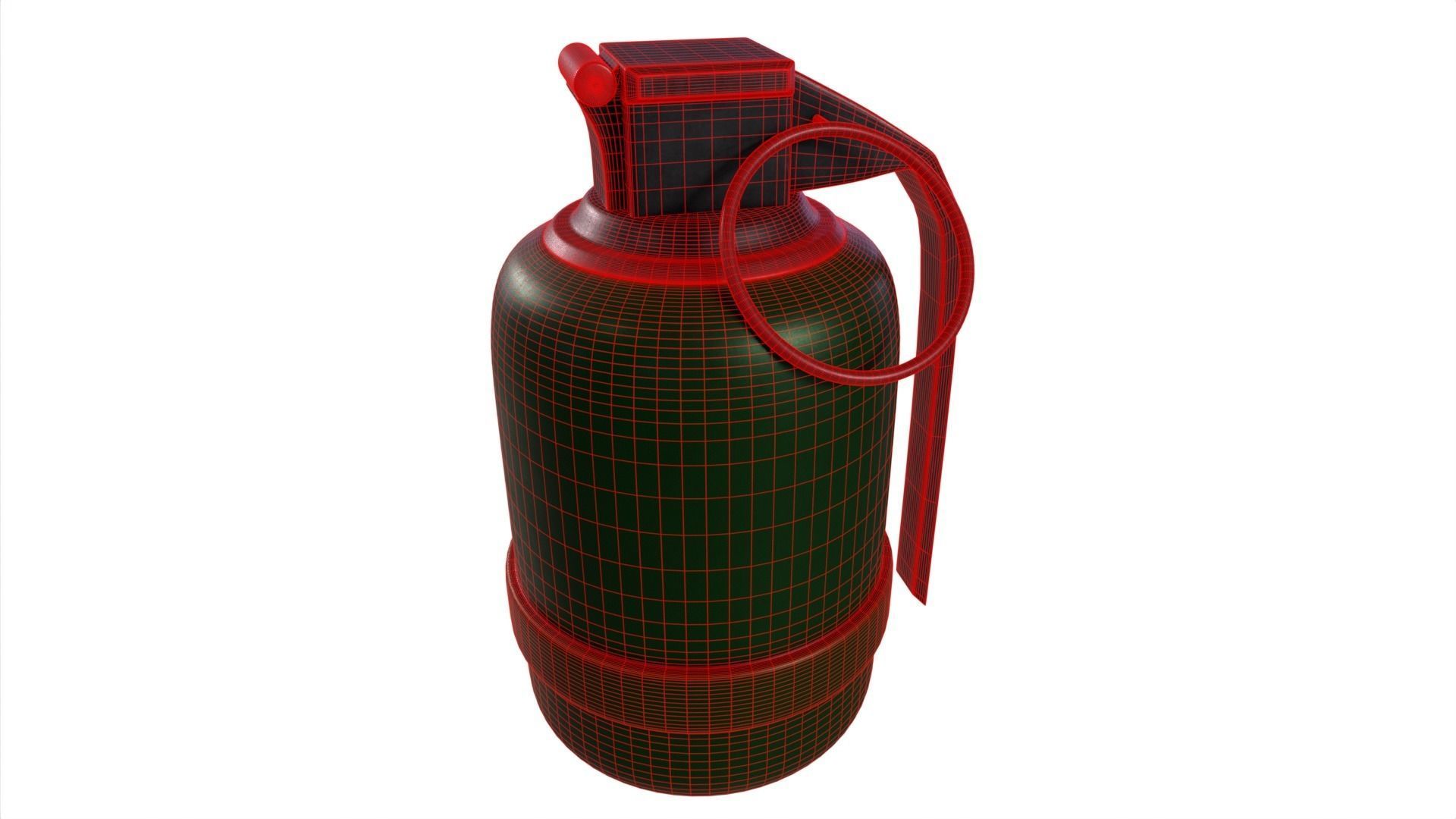 3D model Grenade fire extinguisher VR / AR / low-poly | CGTrader