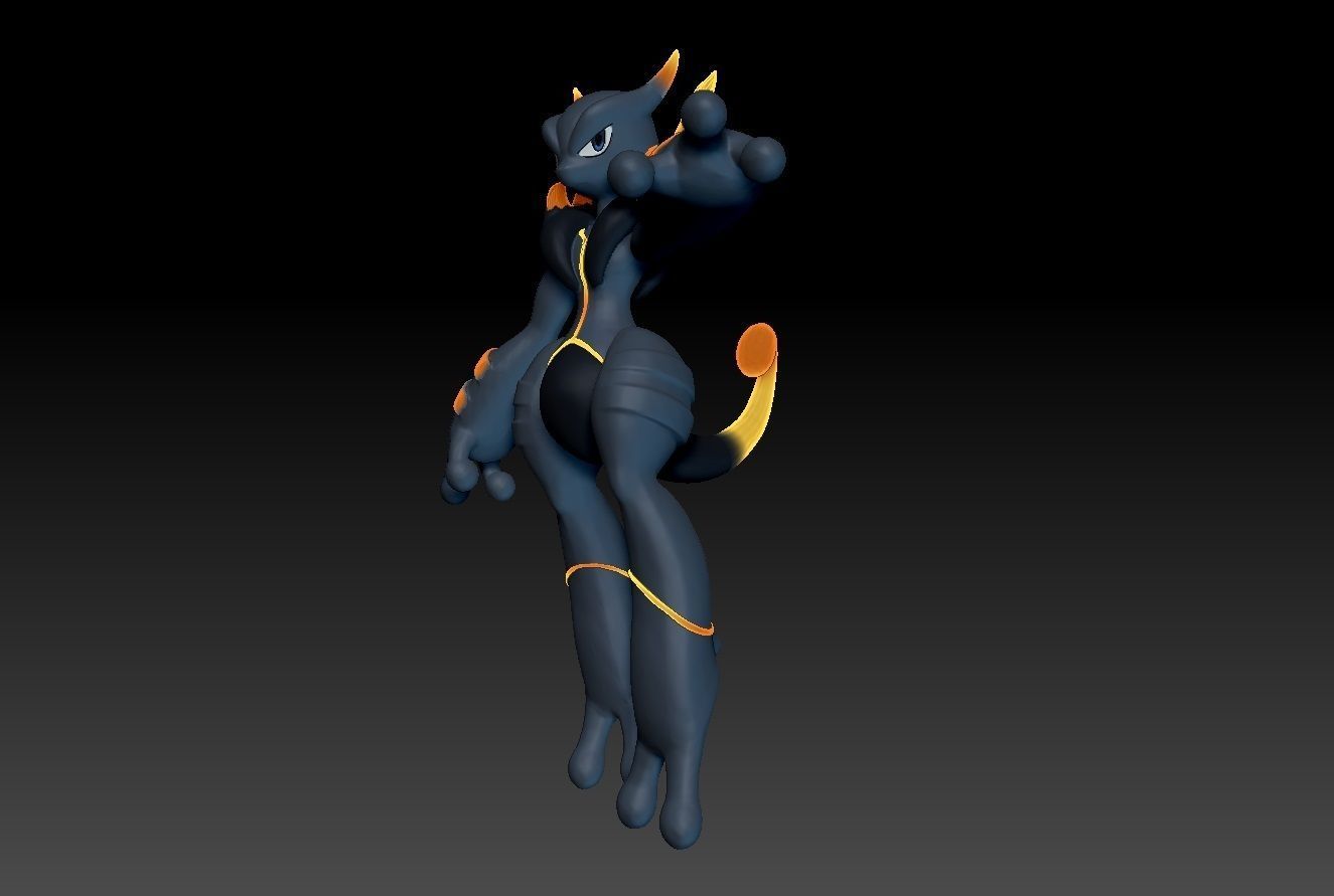 Pokemon Shadow Mewtwo X Mega Evolution 3D model 3D printable | CGTrader