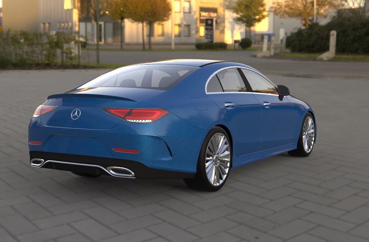 Mercedes Benz CLS Printable 3D model 3D printable | CGTrader
