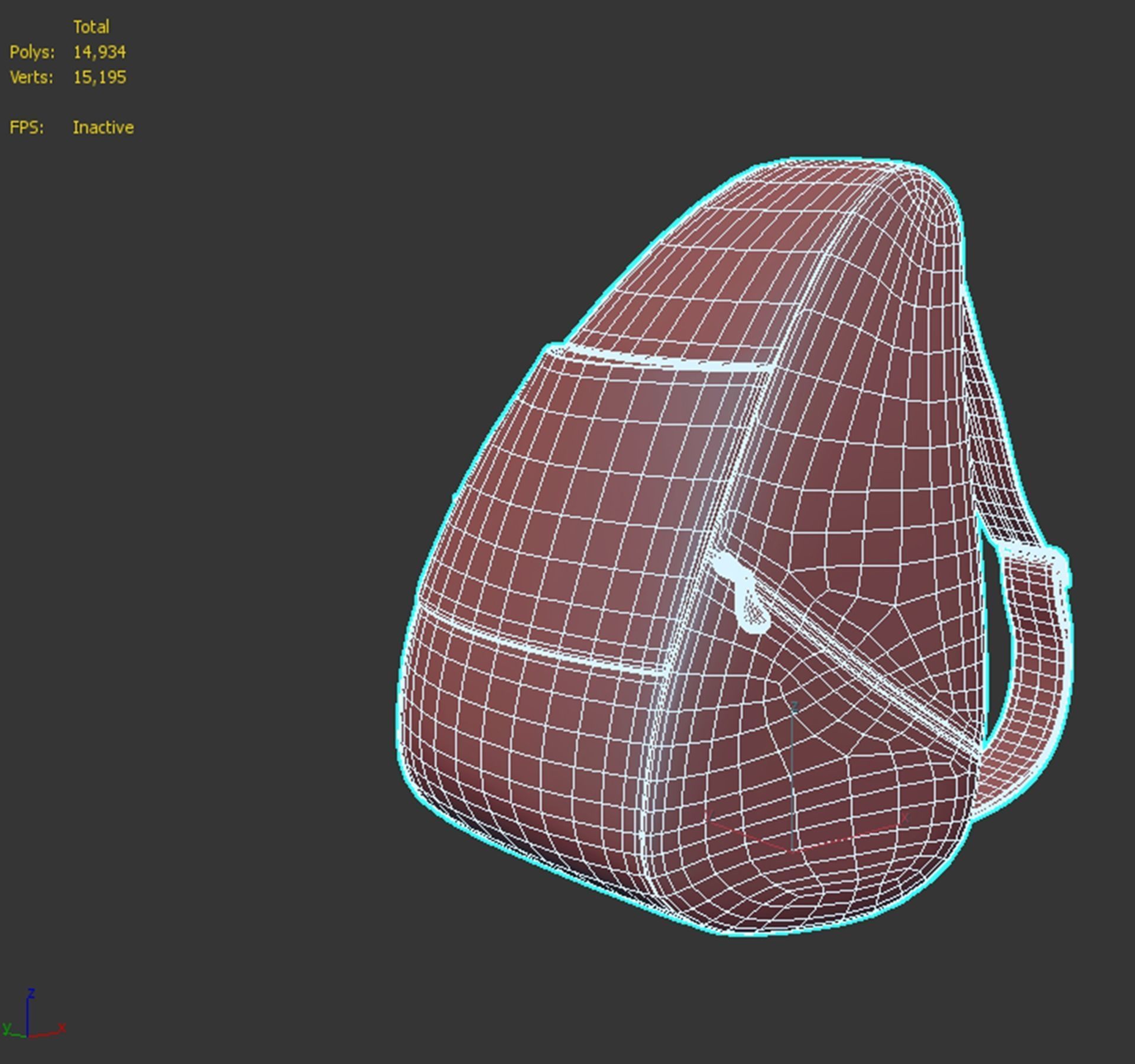 3D model bag - crossbody bag VR / AR / low-poly | CGTrader