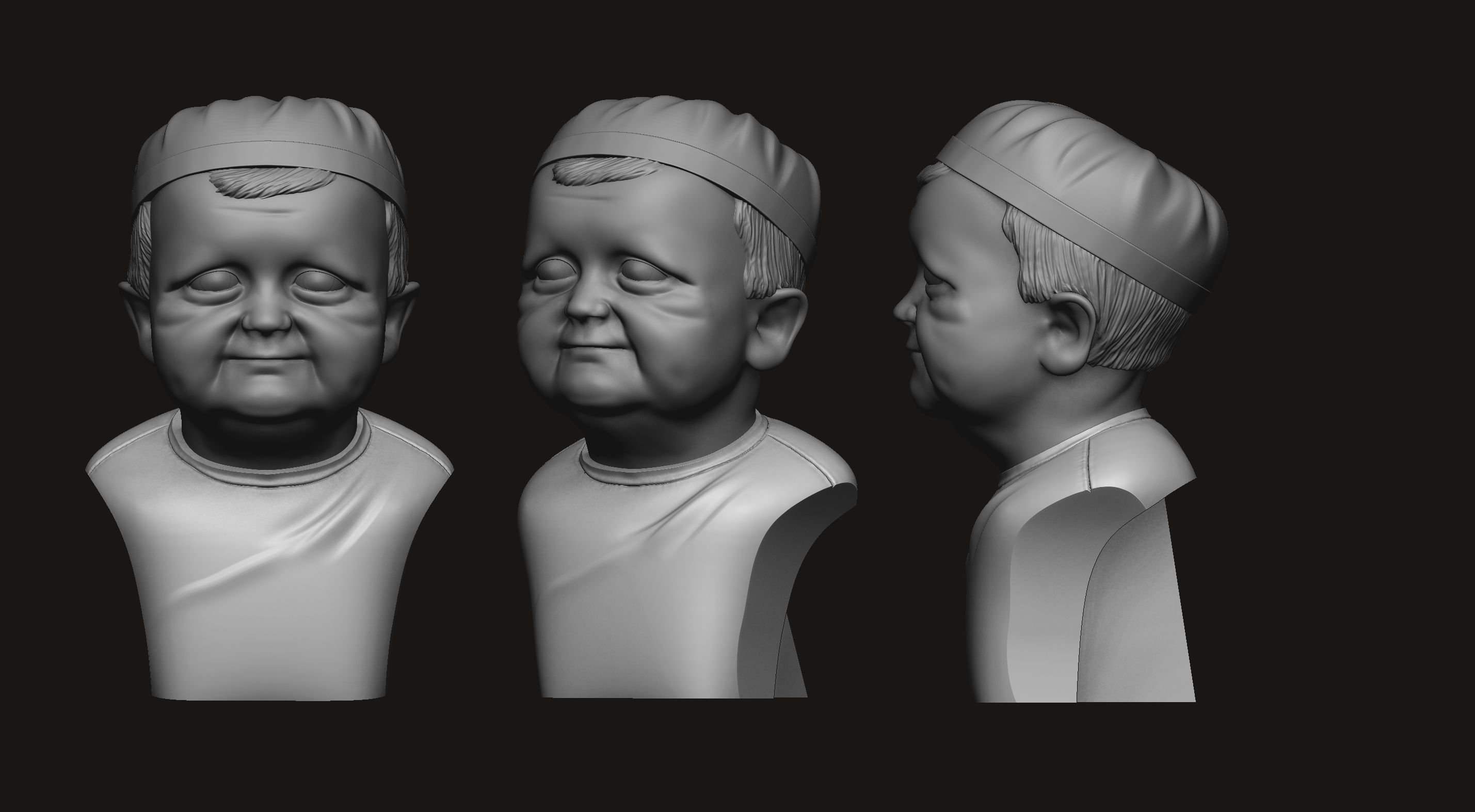 Hasbulla Magomedov bust 3D model 3D printable | CGTrader