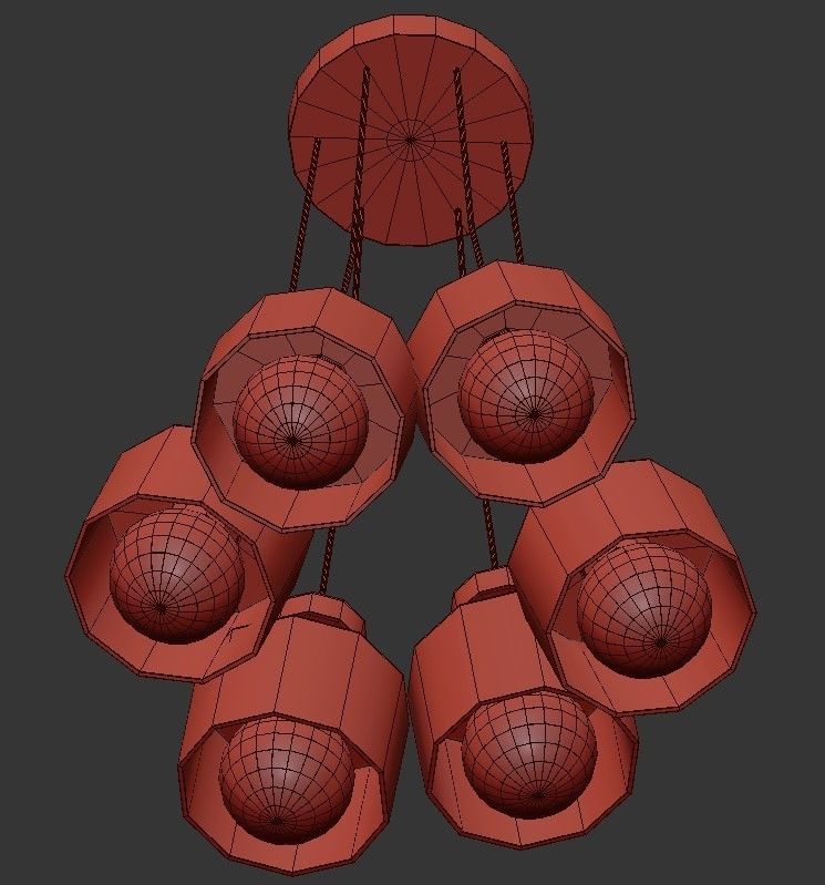 SPUN CLUSTER 3D model | CGTrader