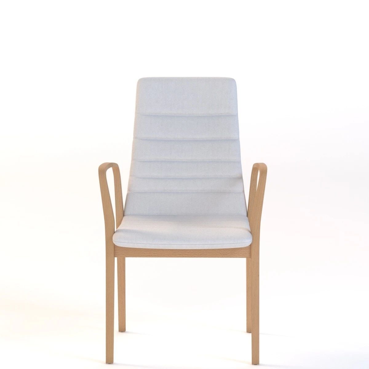 Brunner Fina Wood Chair 3D model | CGTrader