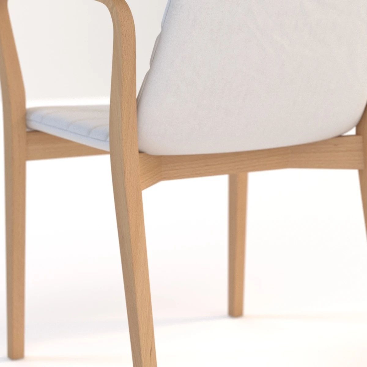 Brunner Fina Wood Chair 3D model | CGTrader