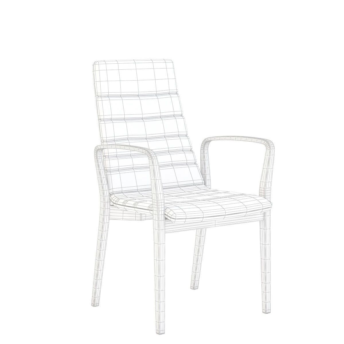 Brunner Fina Wood Chair 3D model | CGTrader