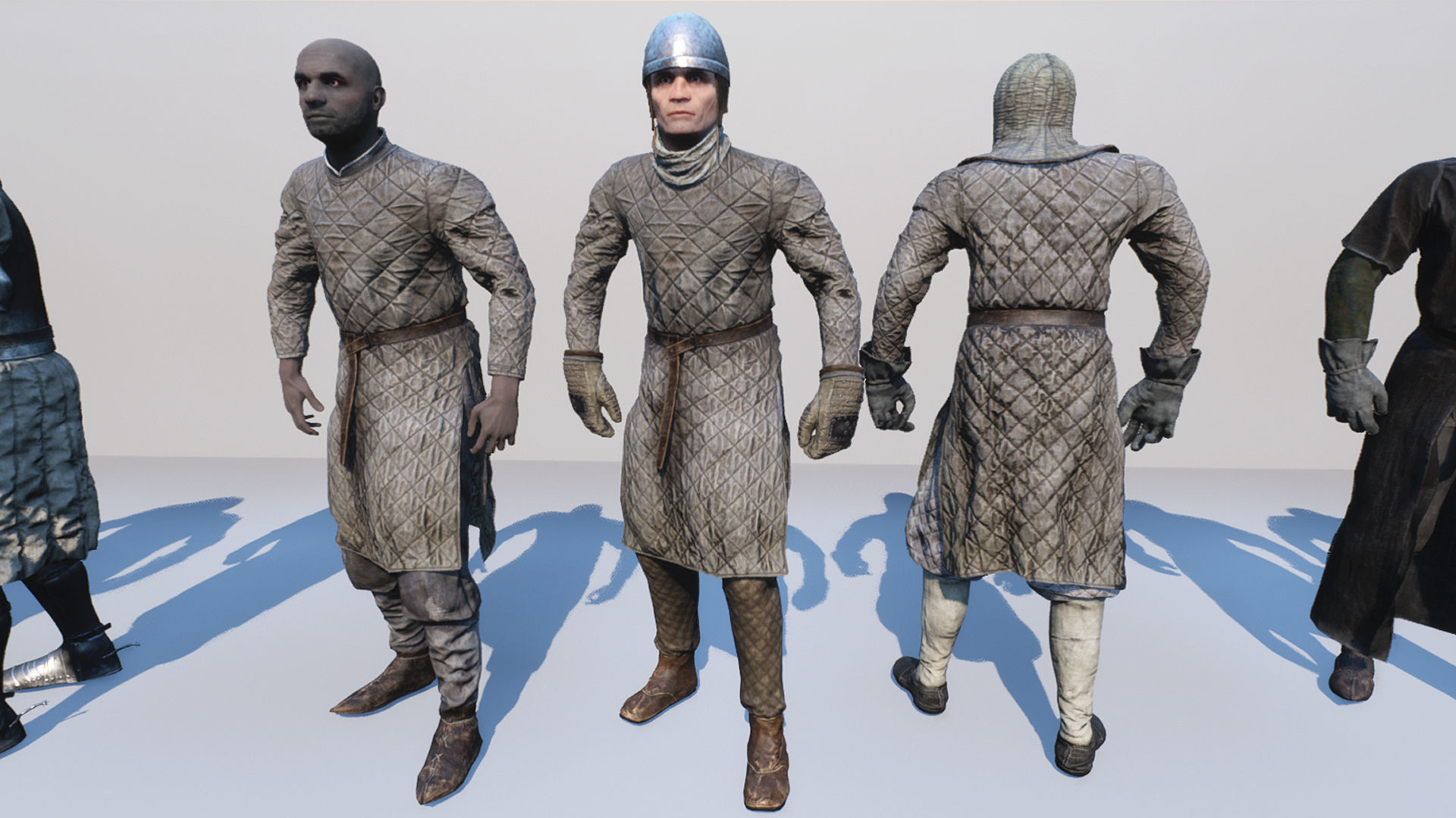 3D model Medieval Knights - Modular VR / AR / low-poly | CGTrader