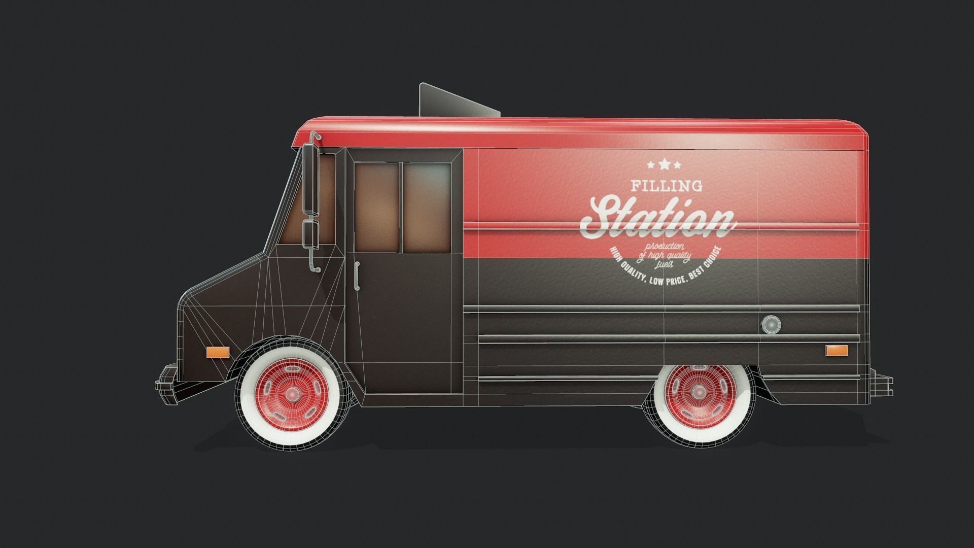 3D model Delivery Truck - Tutorial Included VR / AR / low-poly | CGTrader