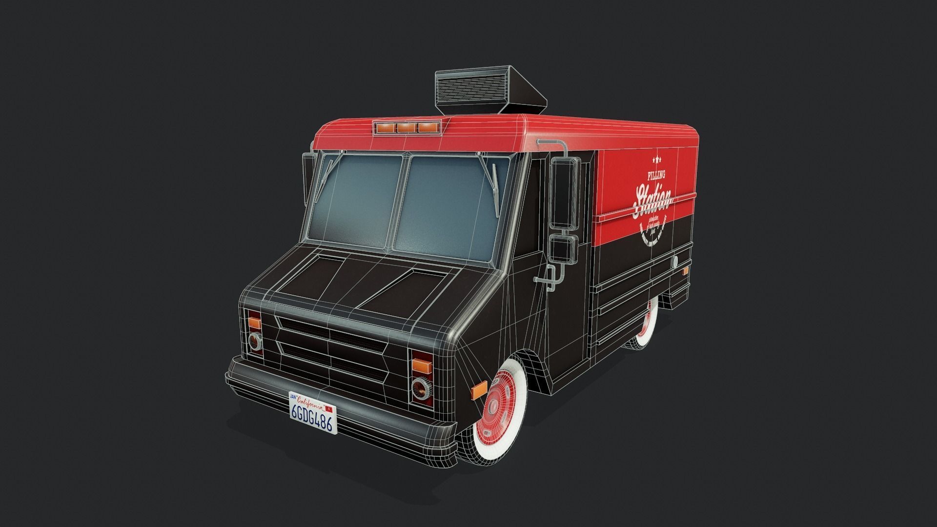 3D model Delivery Truck - Tutorial Included VR / AR / low-poly | CGTrader